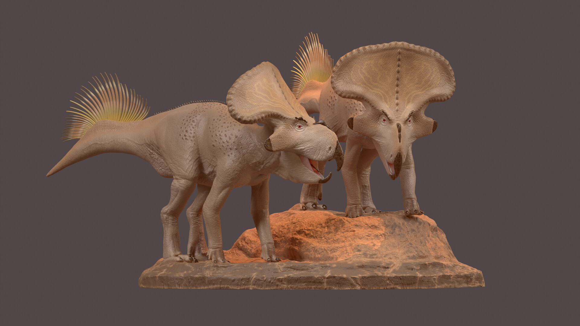 ArtStation - Protoceratops andrewsi - Statue for 3D printing