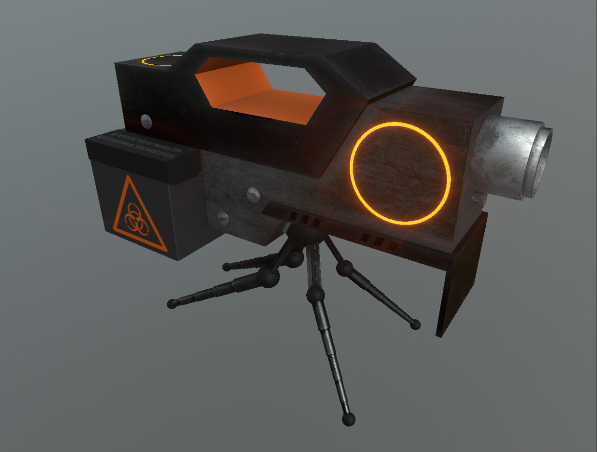 ArtStation - Chem Launcher Turret