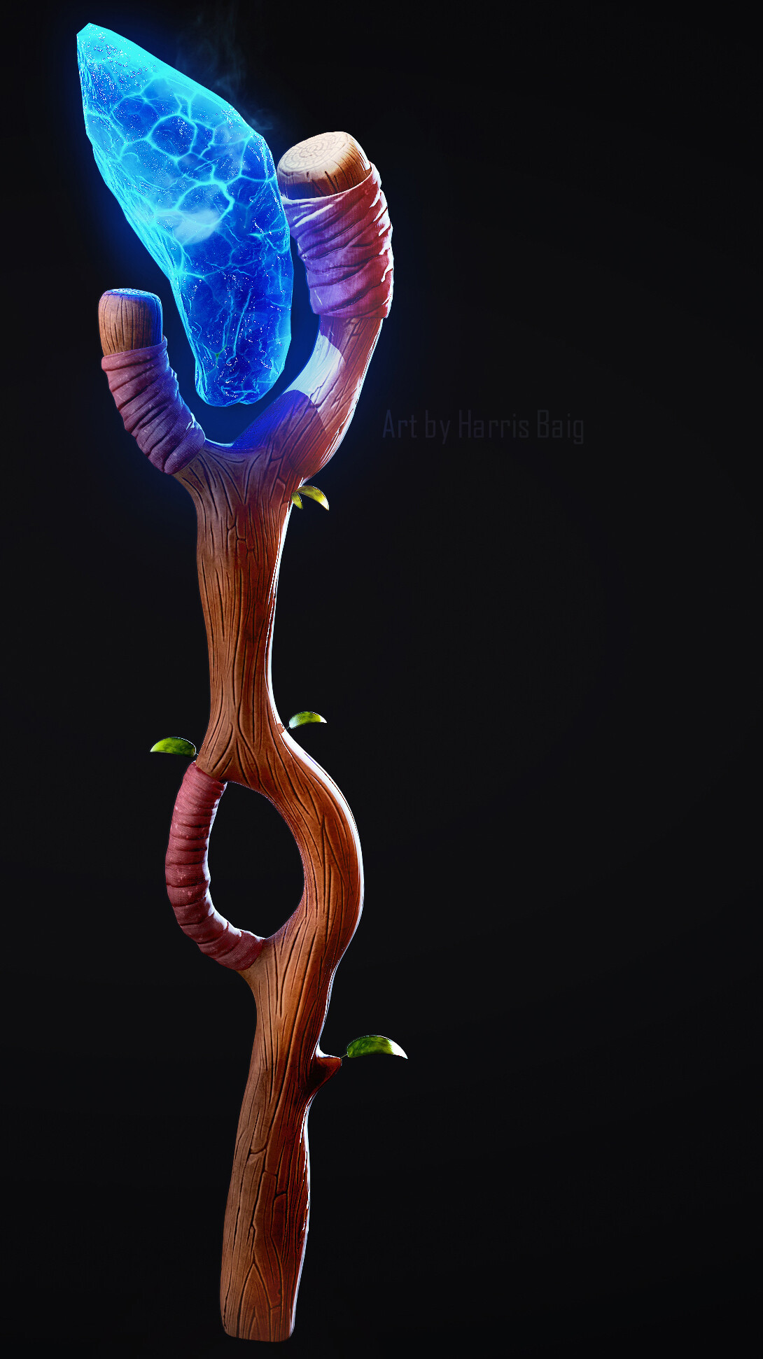 ArtStation - Stylized Wooden Weapon