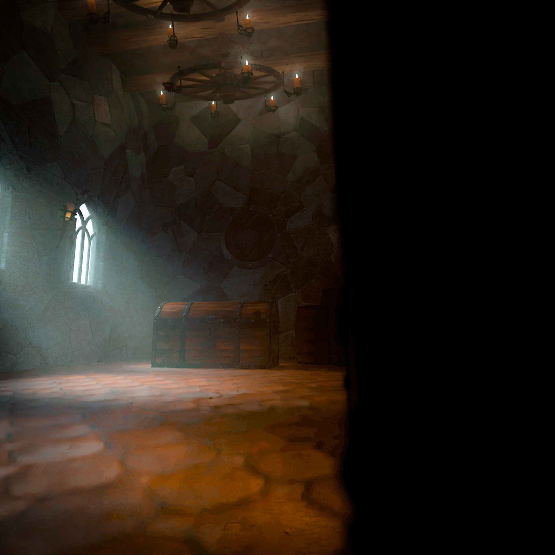 ArtStation - Medieval Treasure Room