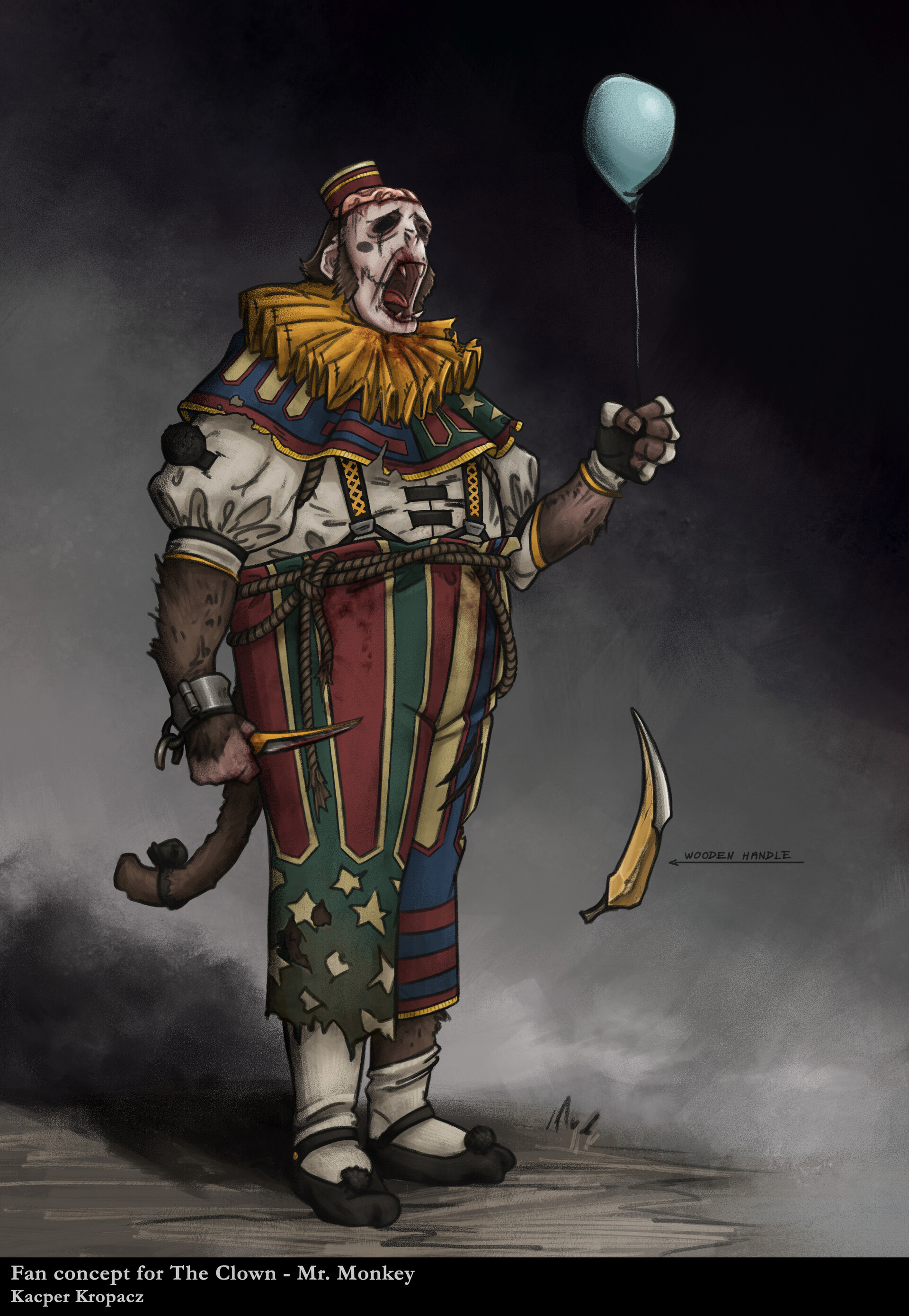 ArtStation - The Clown - Mr. Monkey