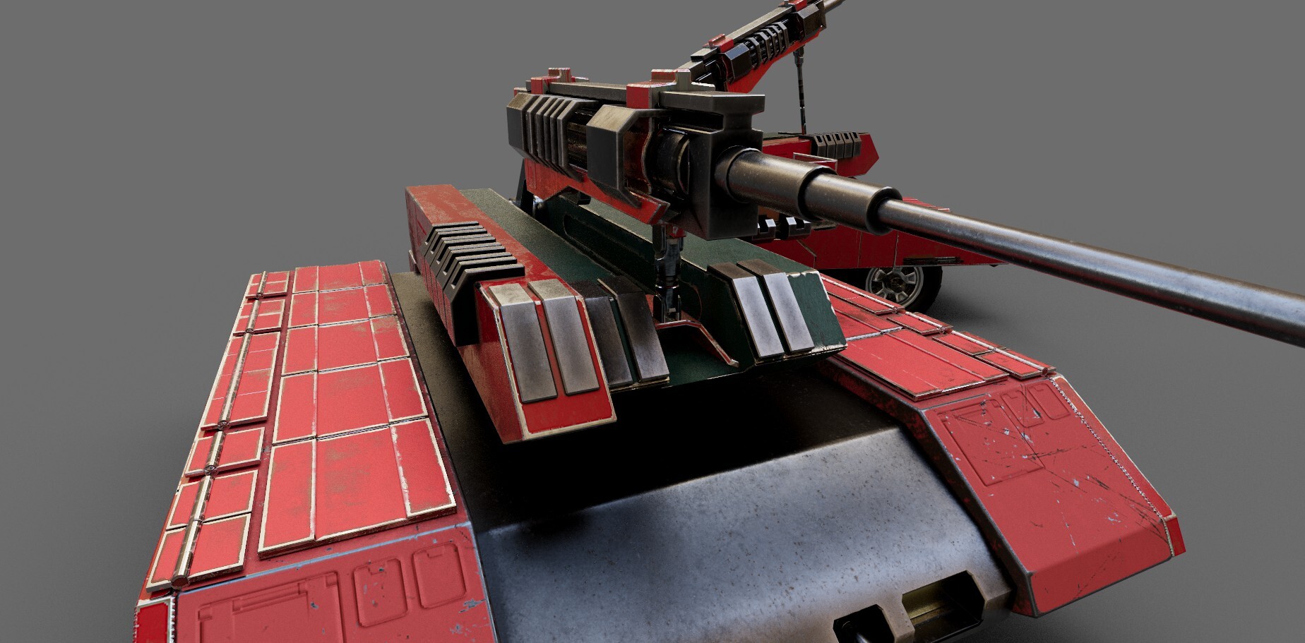 ArtStation - Mounted Artillery Armoured Vehicle