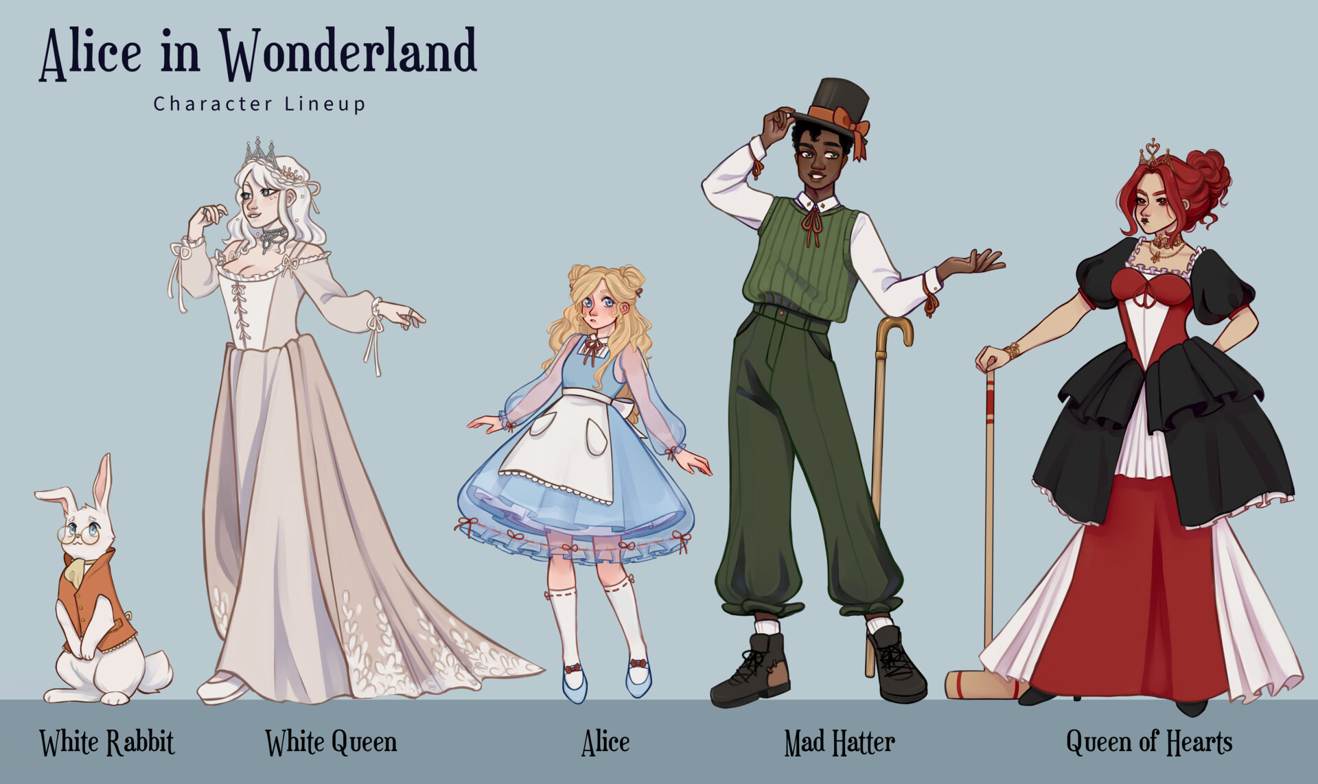 Artstation Alice In Wonderland Designs