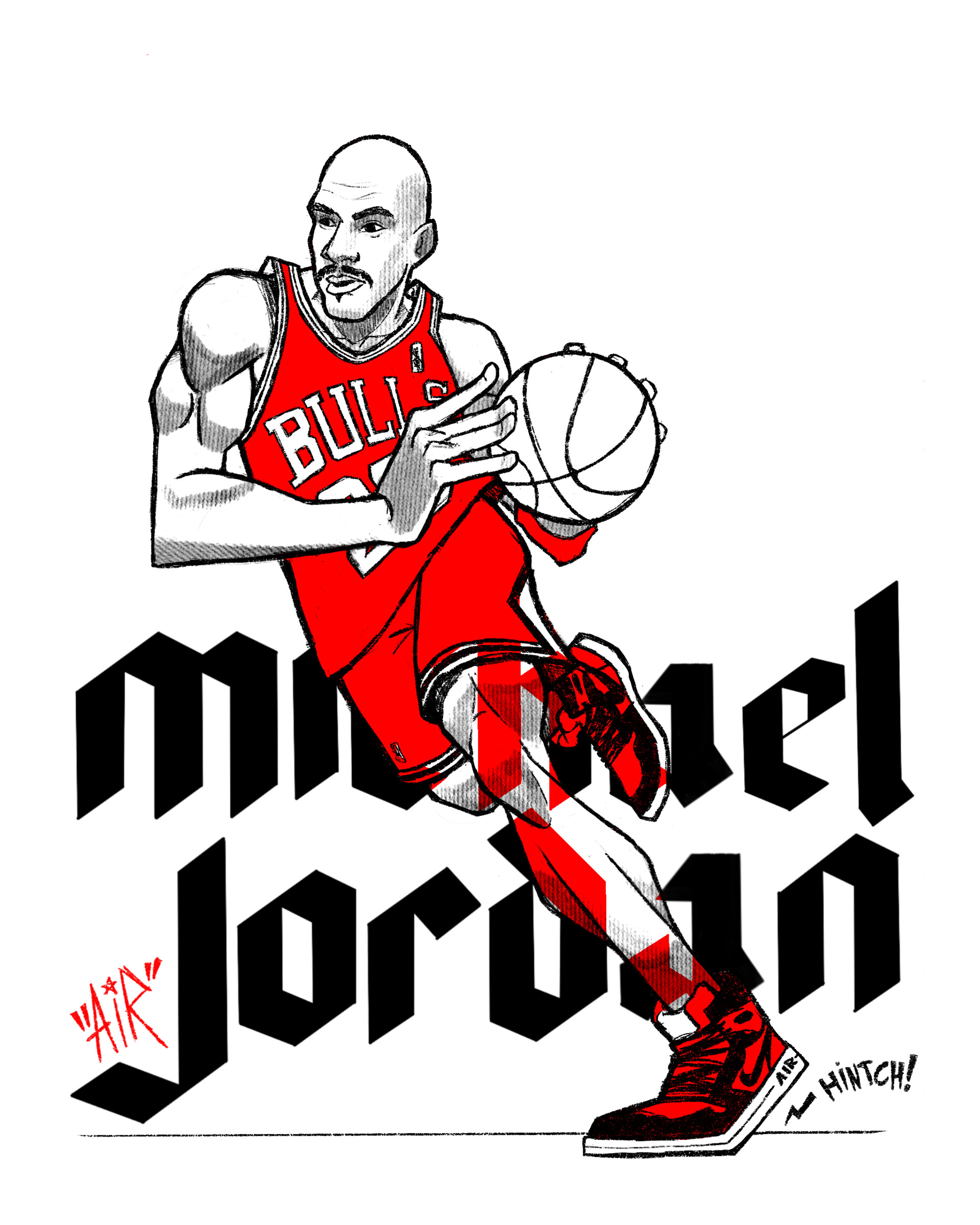ArtStation - Michael "Air" Jordan - Illustration