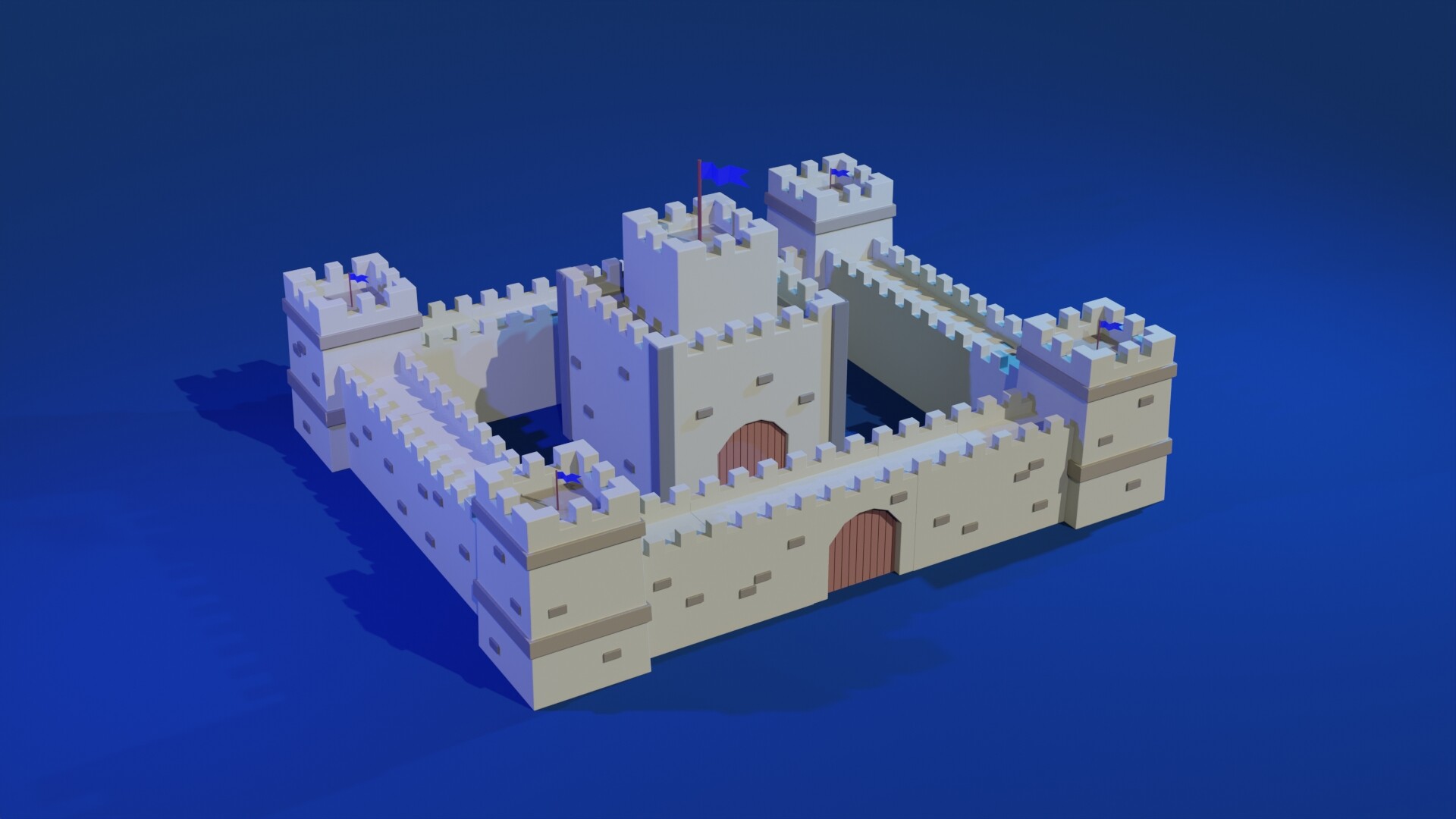 Jorge Roldán - LowPoly Castle