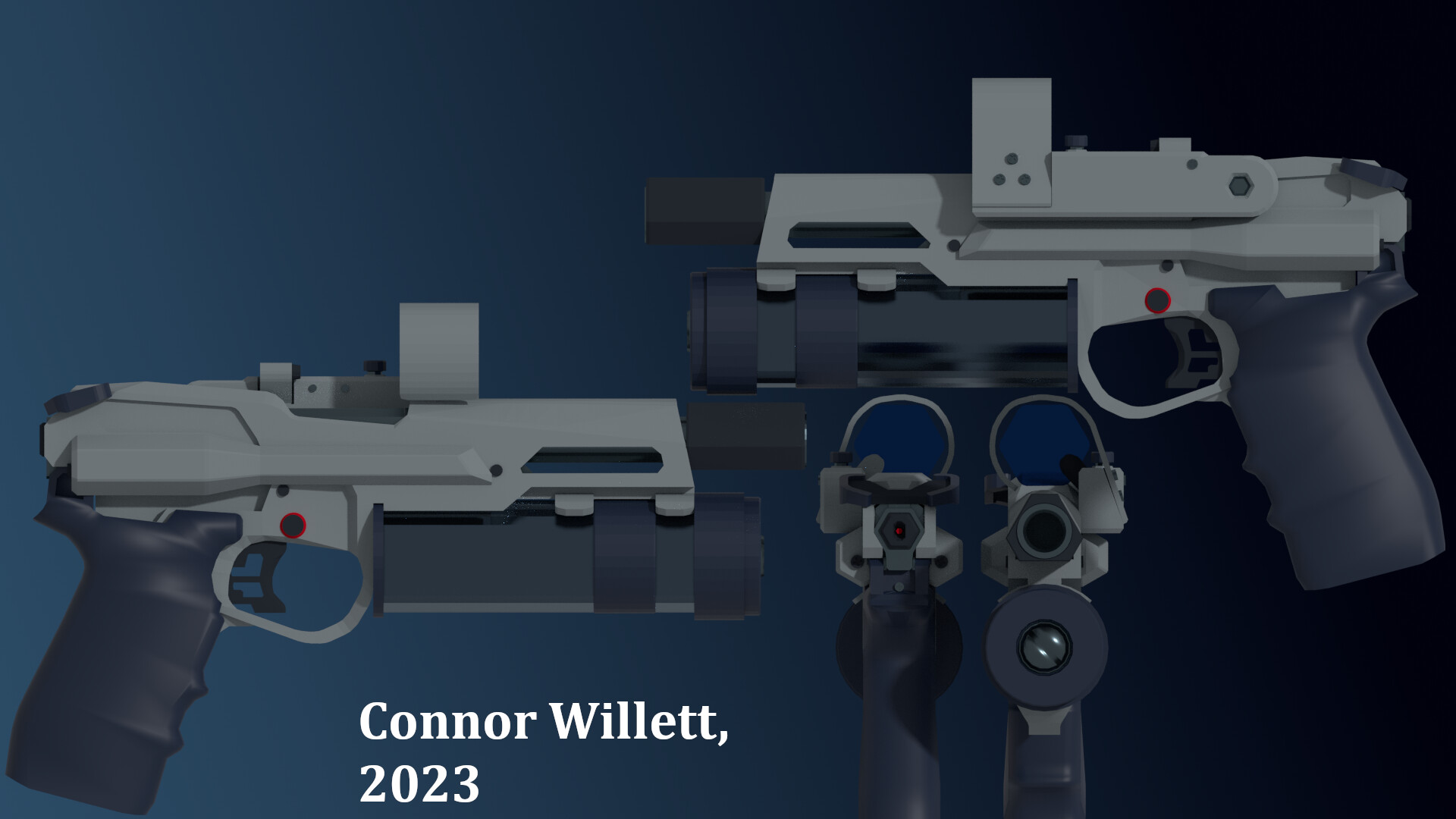 ArtStation - .45 ACP Machinepistol