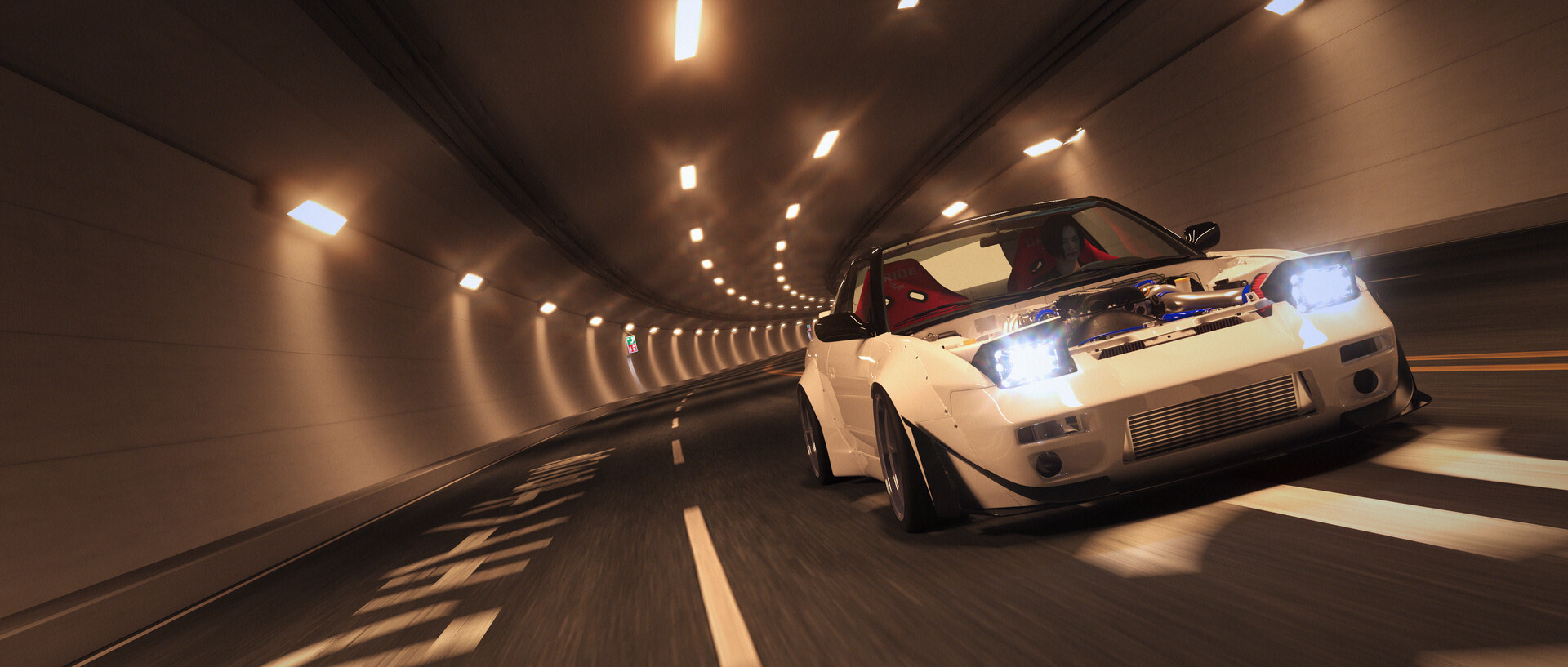 ArtStation - 180SX Tunnel Run
