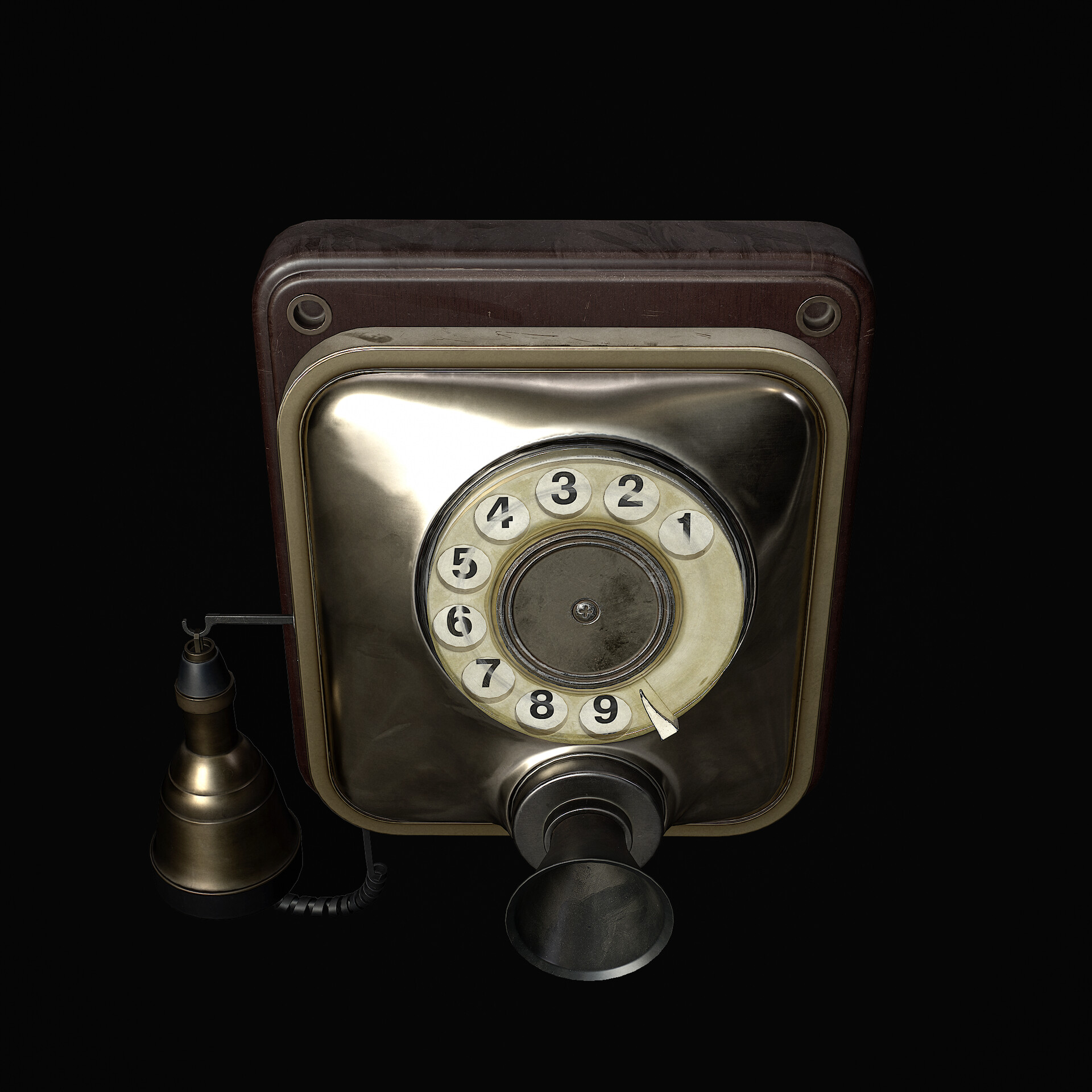 ArtStation - vintage phone