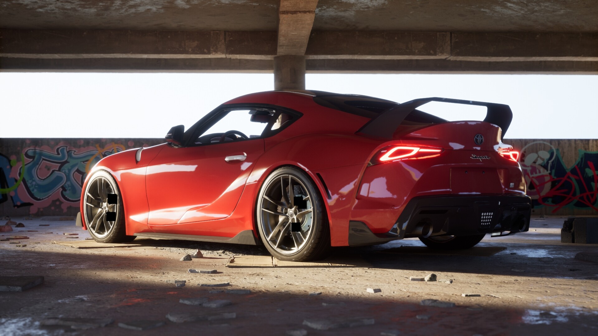 ArtStation - Toyota Supra MK5