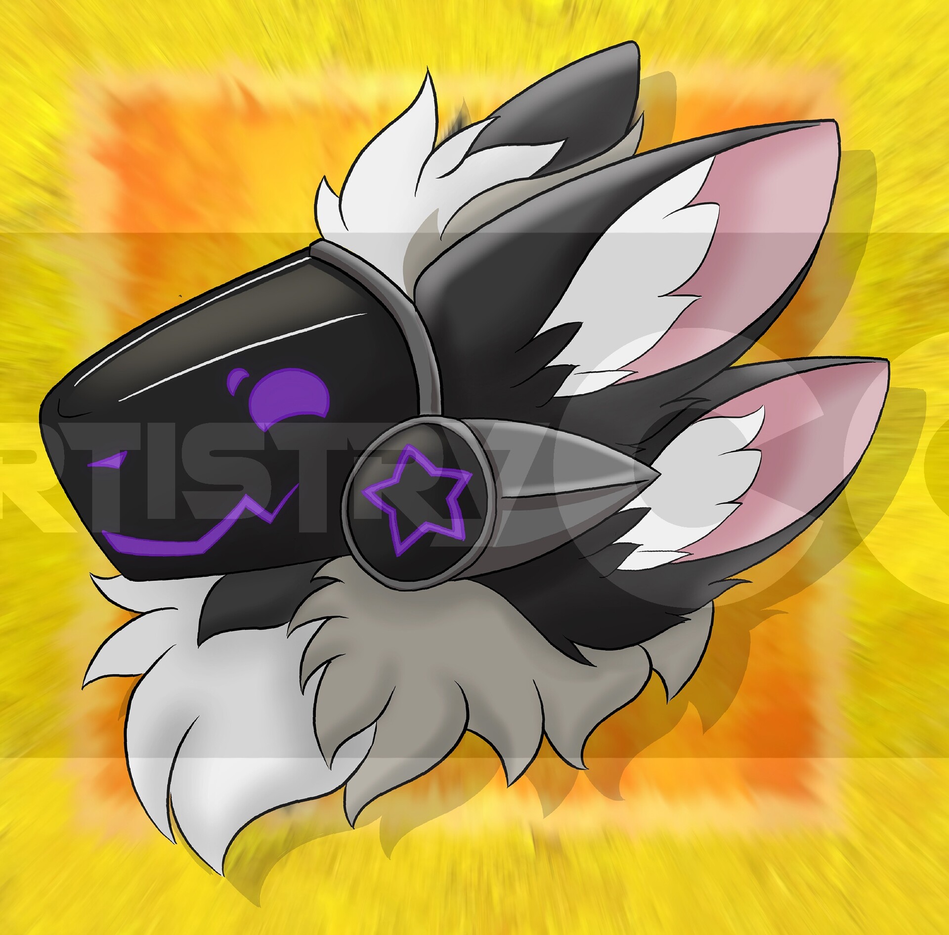 ArtStation - Furry headshot