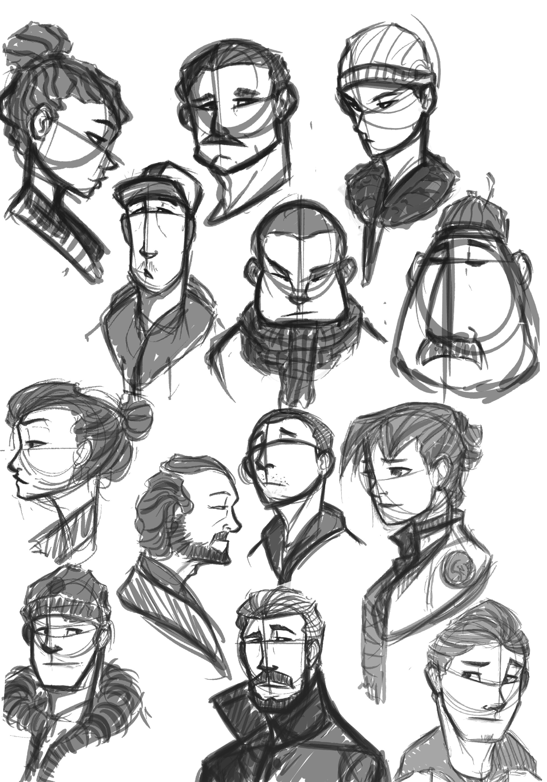 ArtStation - People sketching part 6