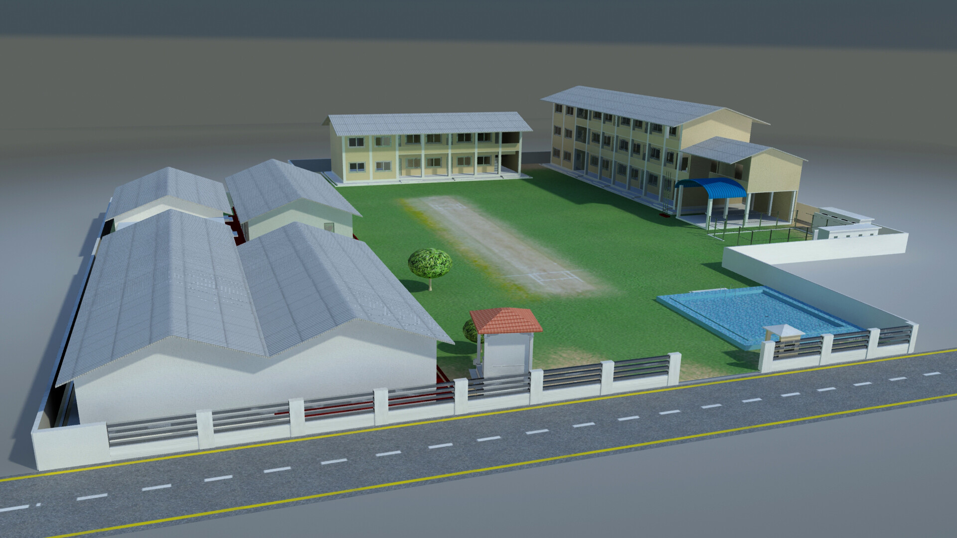 ArtStation - School building project