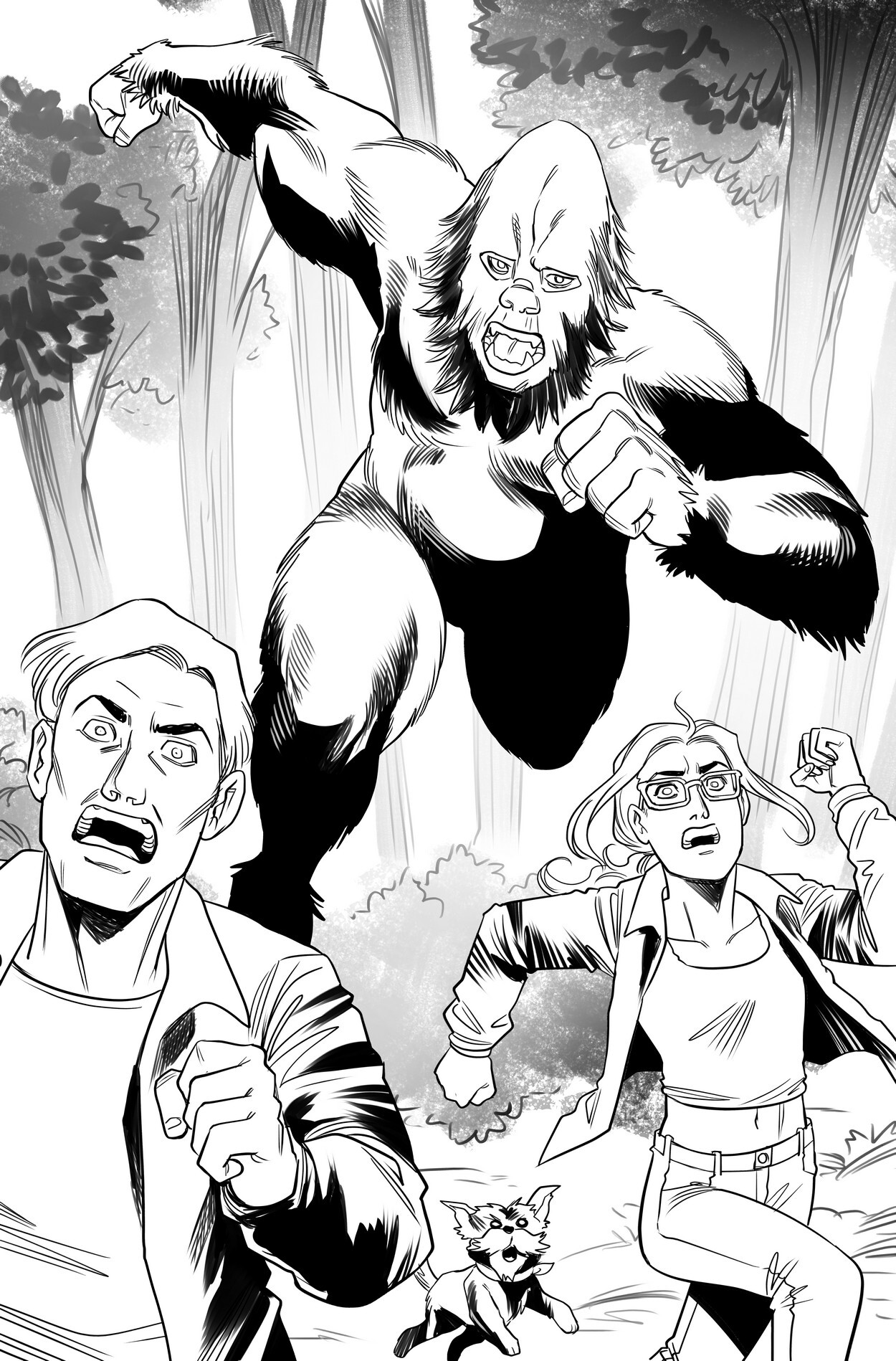 Mauricio Mora - Sequential Art Samples - Inks