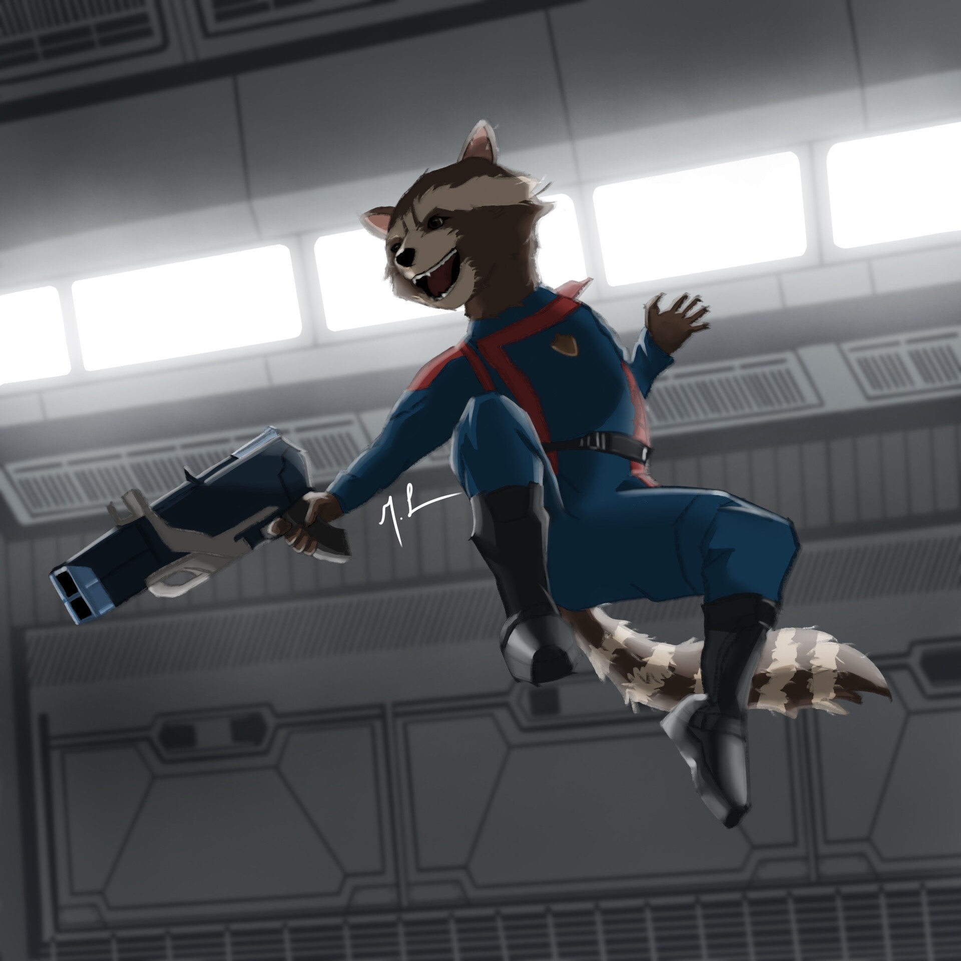 ArtStation - Rocket Raccoon