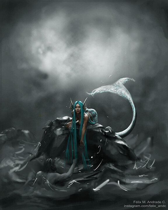 ArtStation - Mermaid - WIP