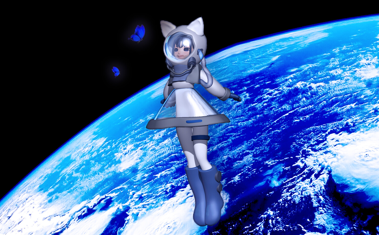 ArtStation - Floating Meow