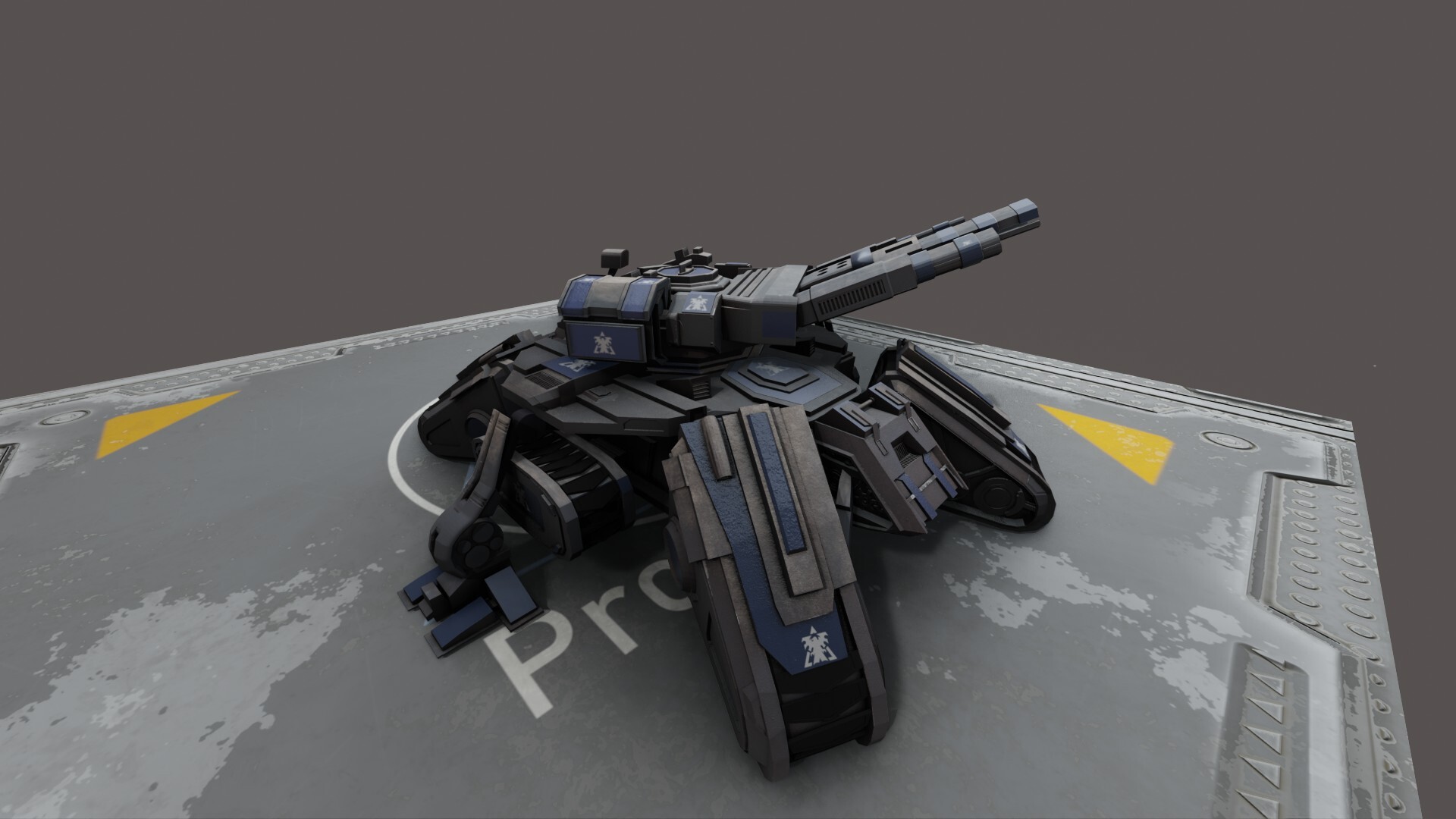 ArtStation - StarCraft 2 terran tank modeling and textuging