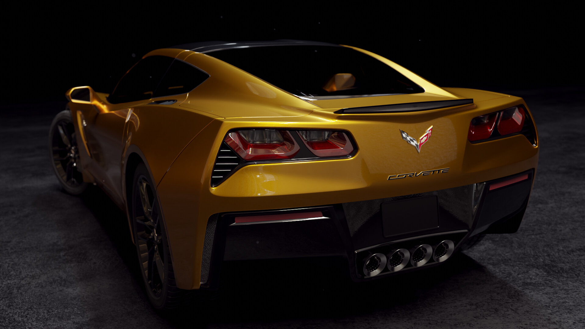 ArtStation - Corvette Stingray CG Masters