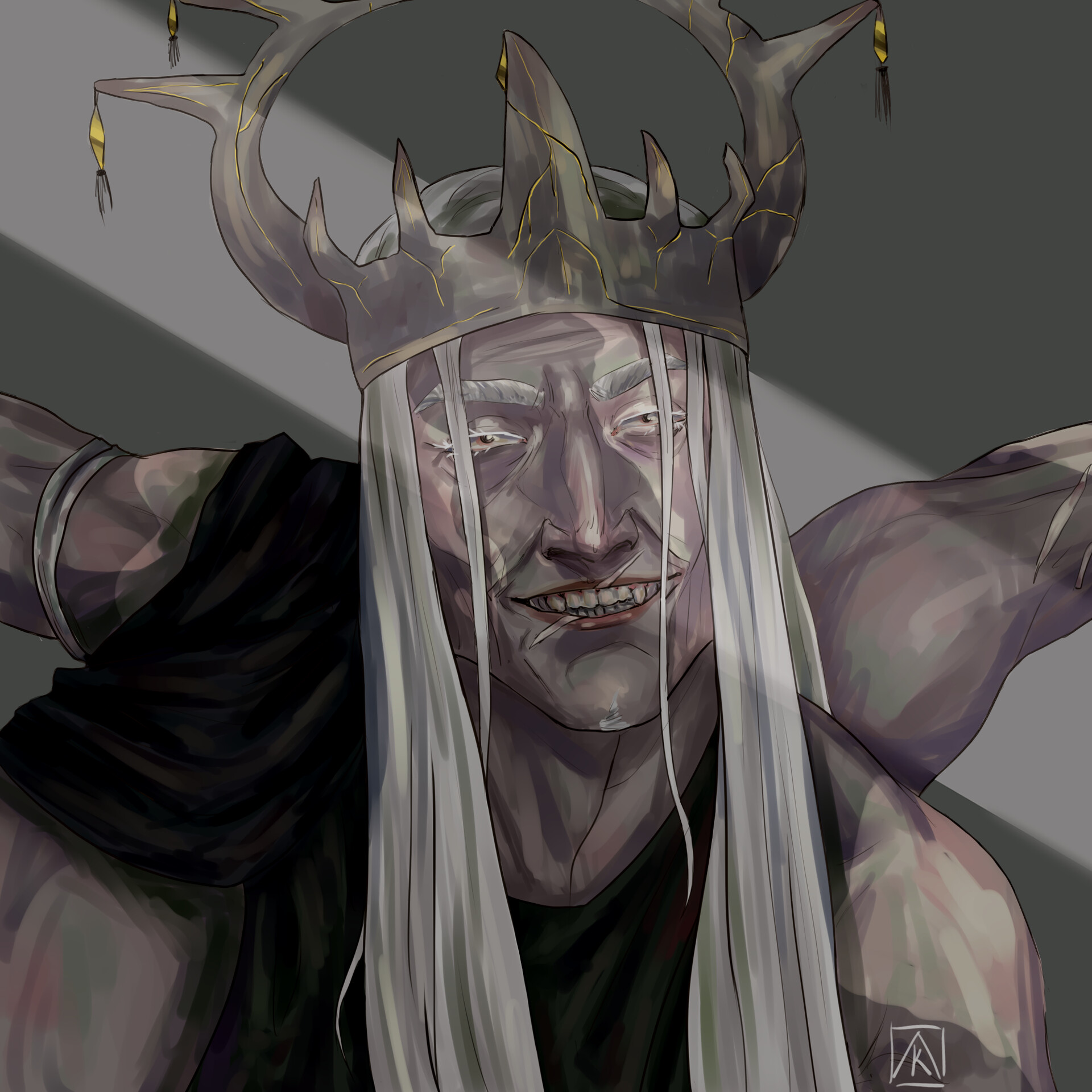 ArtStation - The cursed king