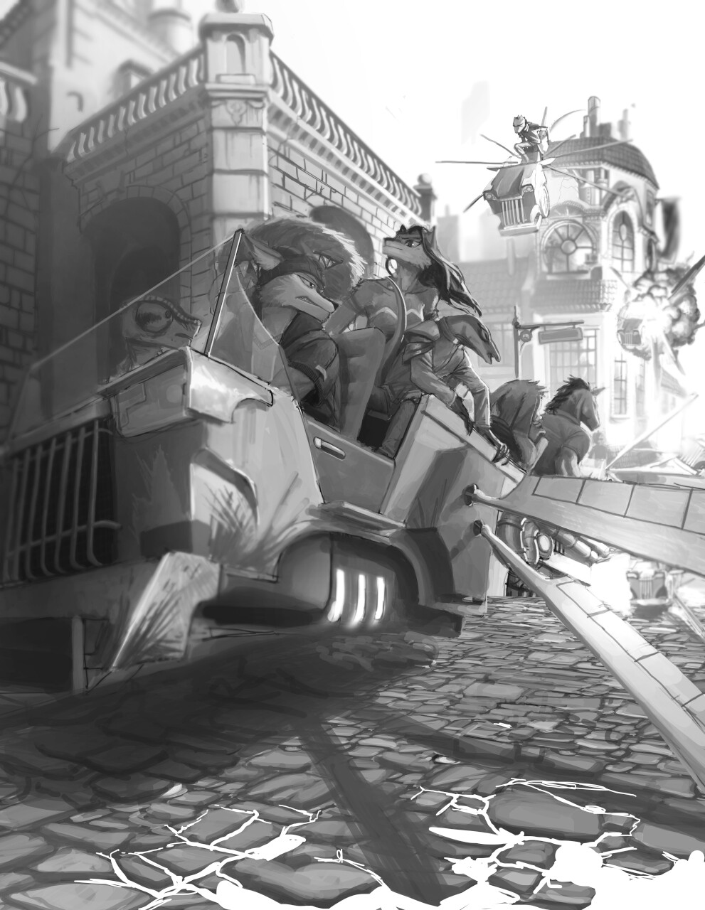 Kam Paradoxia - Legend of Ahya - Interior Art (collection)