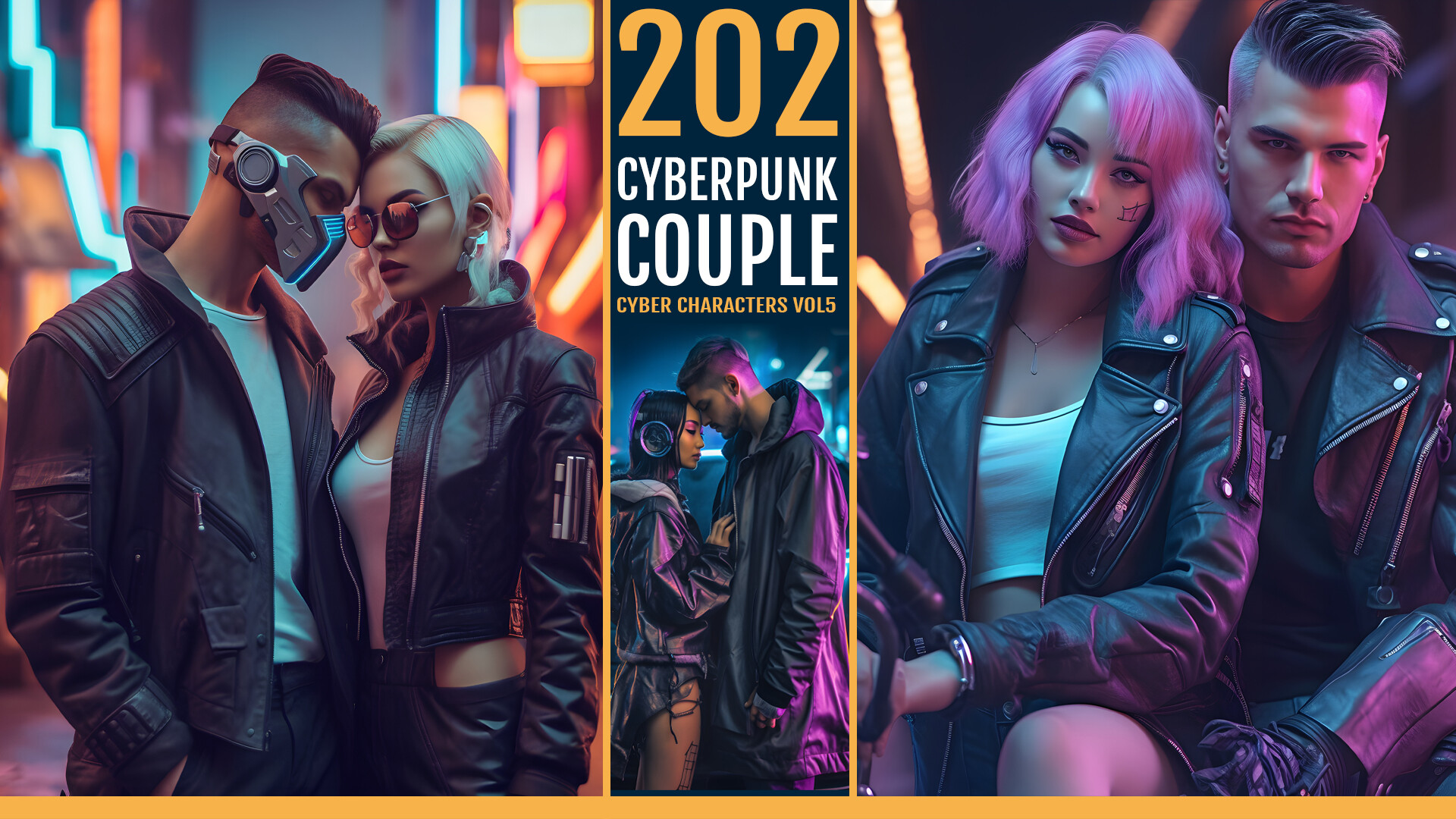 Artificial Dimension - 202 Cyberpunk Characters VOL5 [Couple]