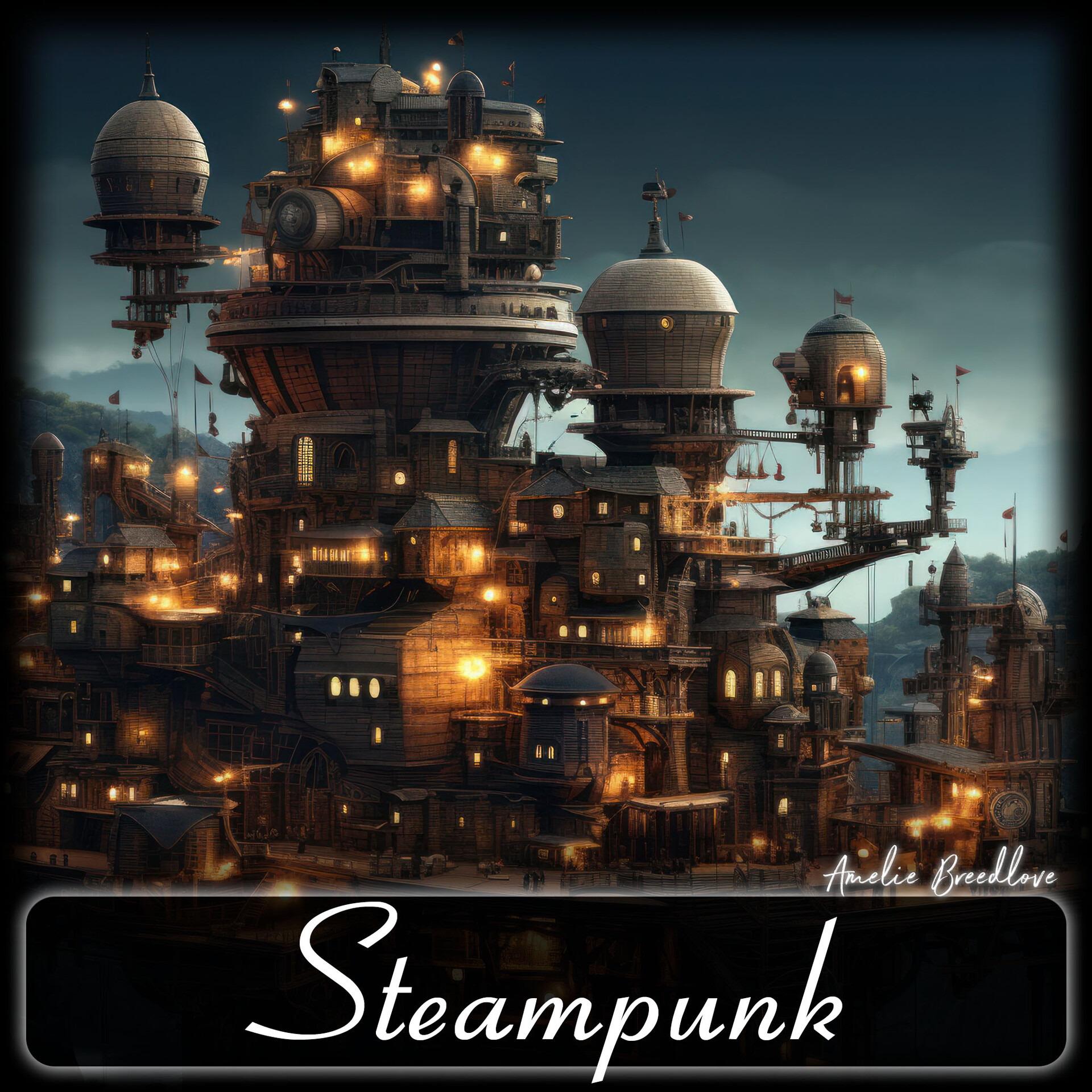ArtStation - 240 Steampunk Environment - Exterior Reference Pack | 4K | v.9