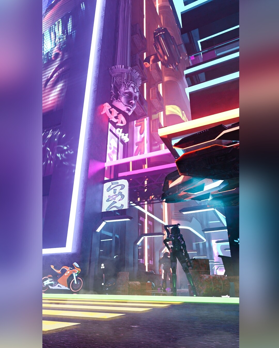 ArtStation - Cyberpunk Alleyway