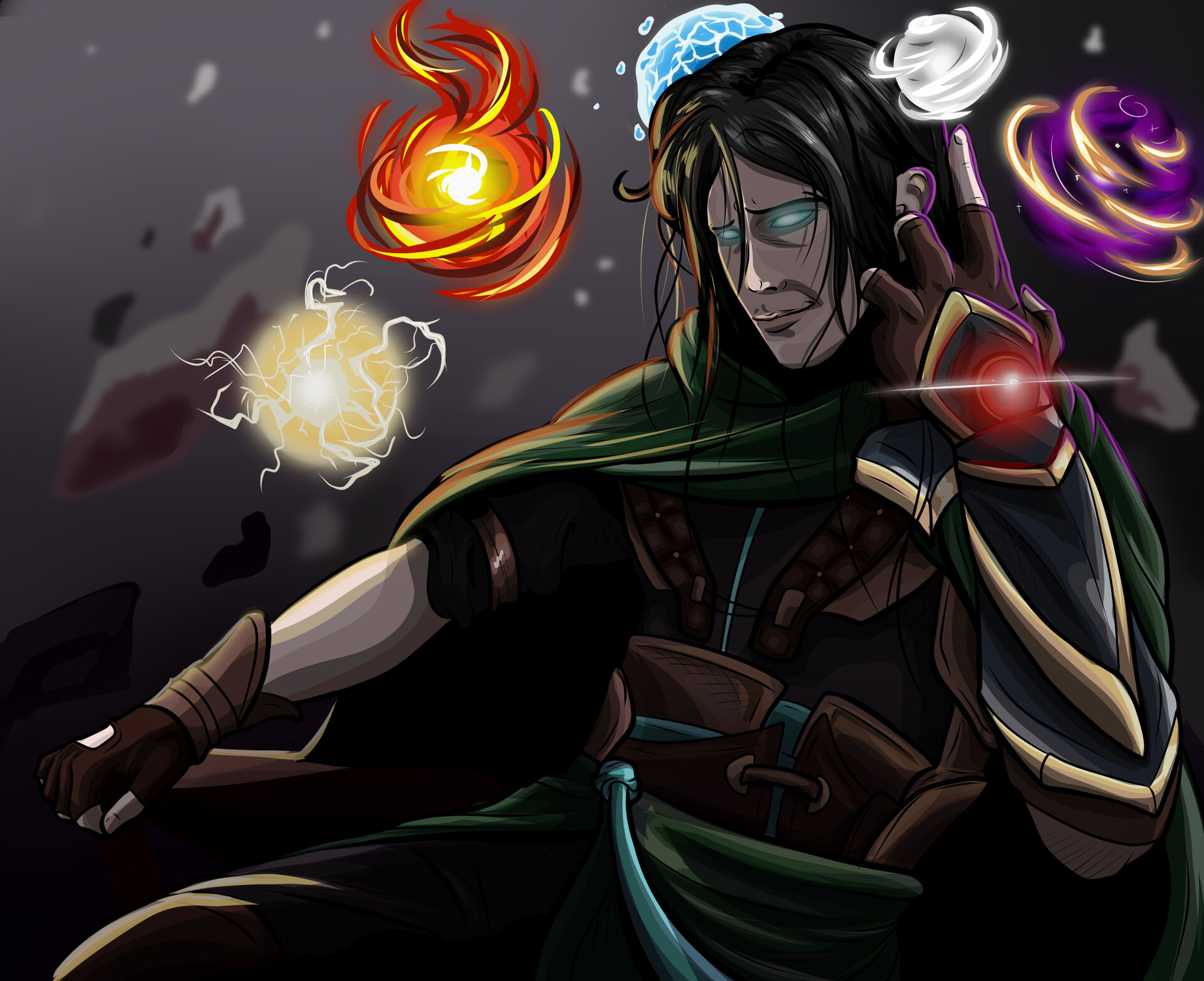 ArtStation - Elemental Rogue Mage