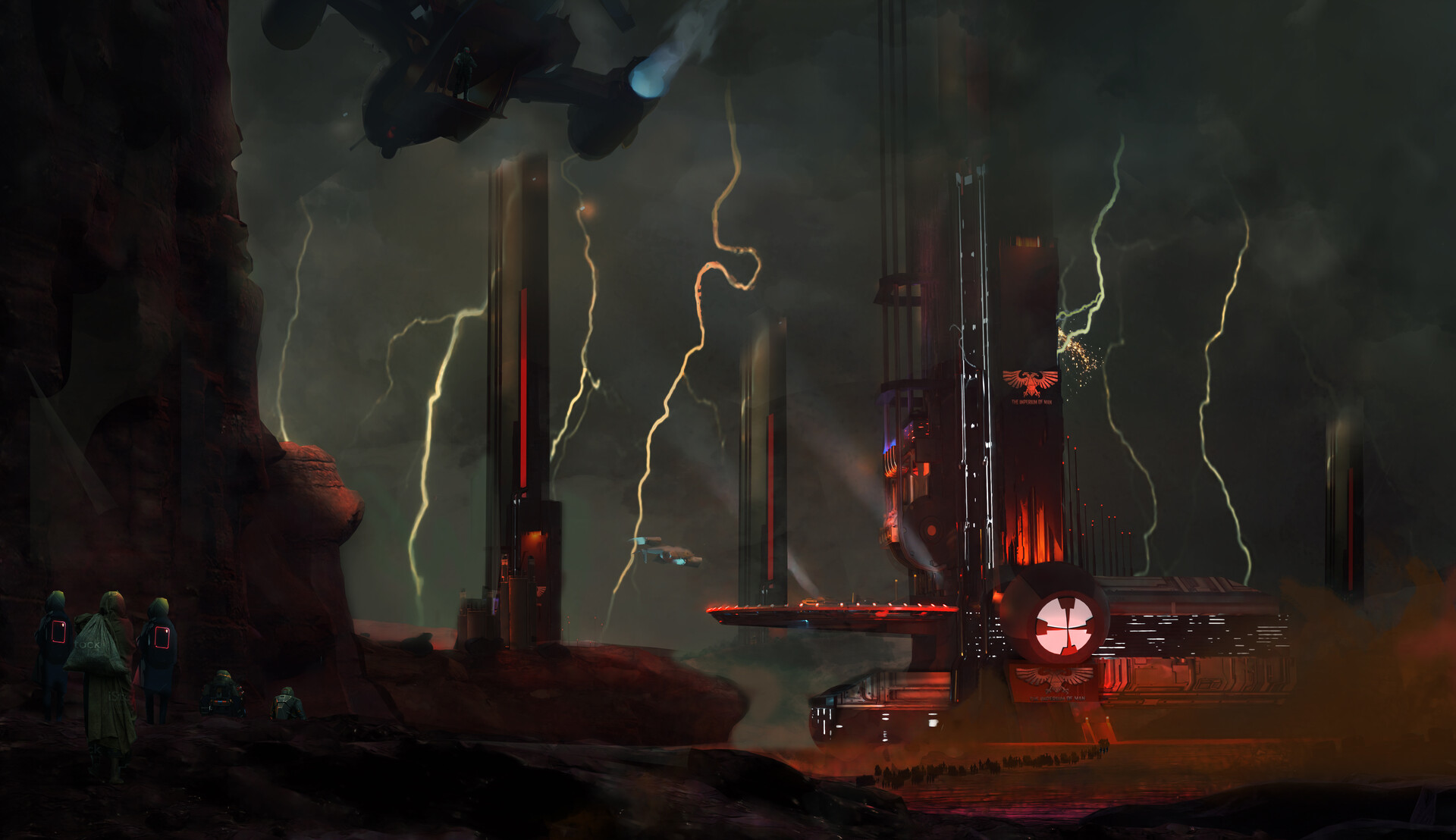 ArtStation - space elevator