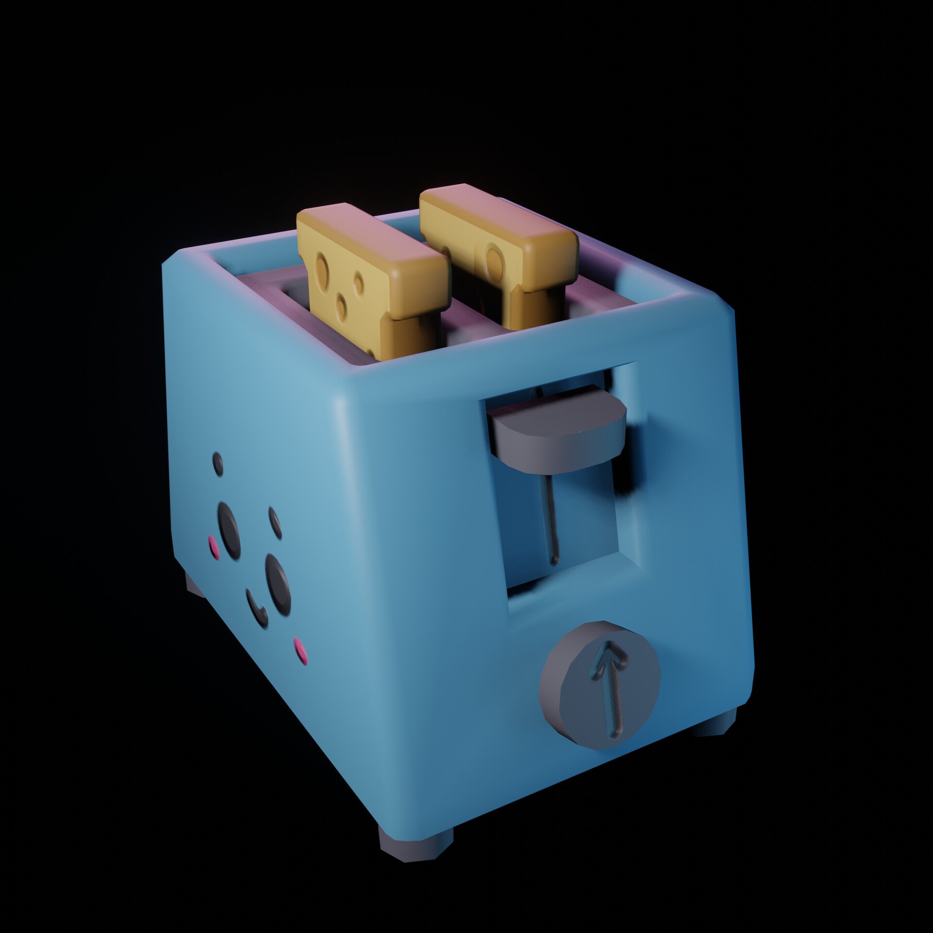 ArtStation - Cute Toaster
