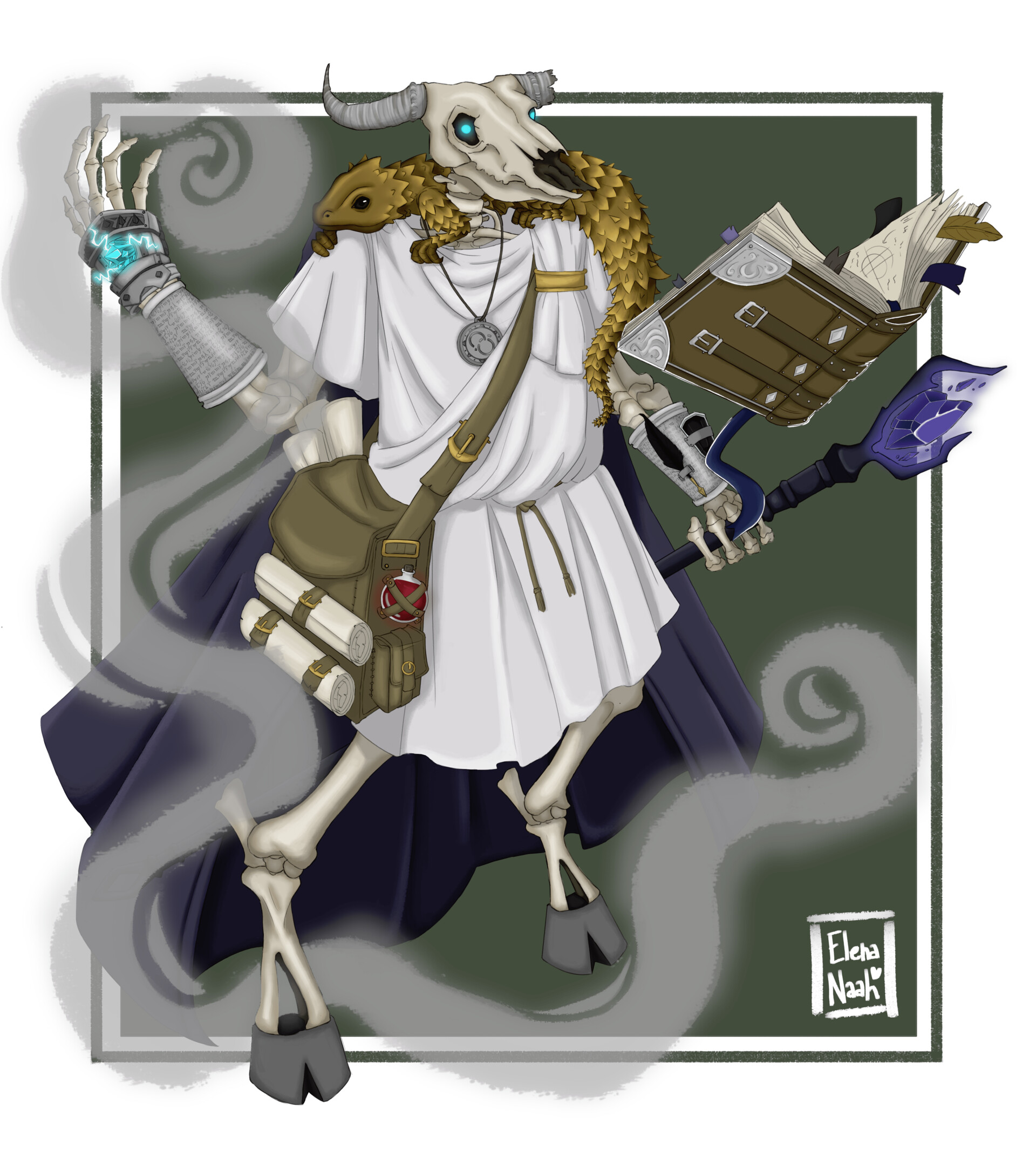 ArtStation - Minotaur Wizard