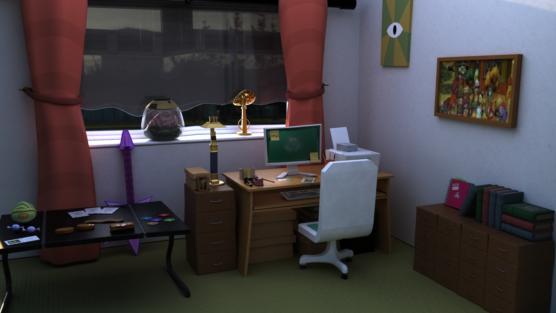 ArtStation - Raz from Psychonauts 2 Office 3D Concept (Game Art ...