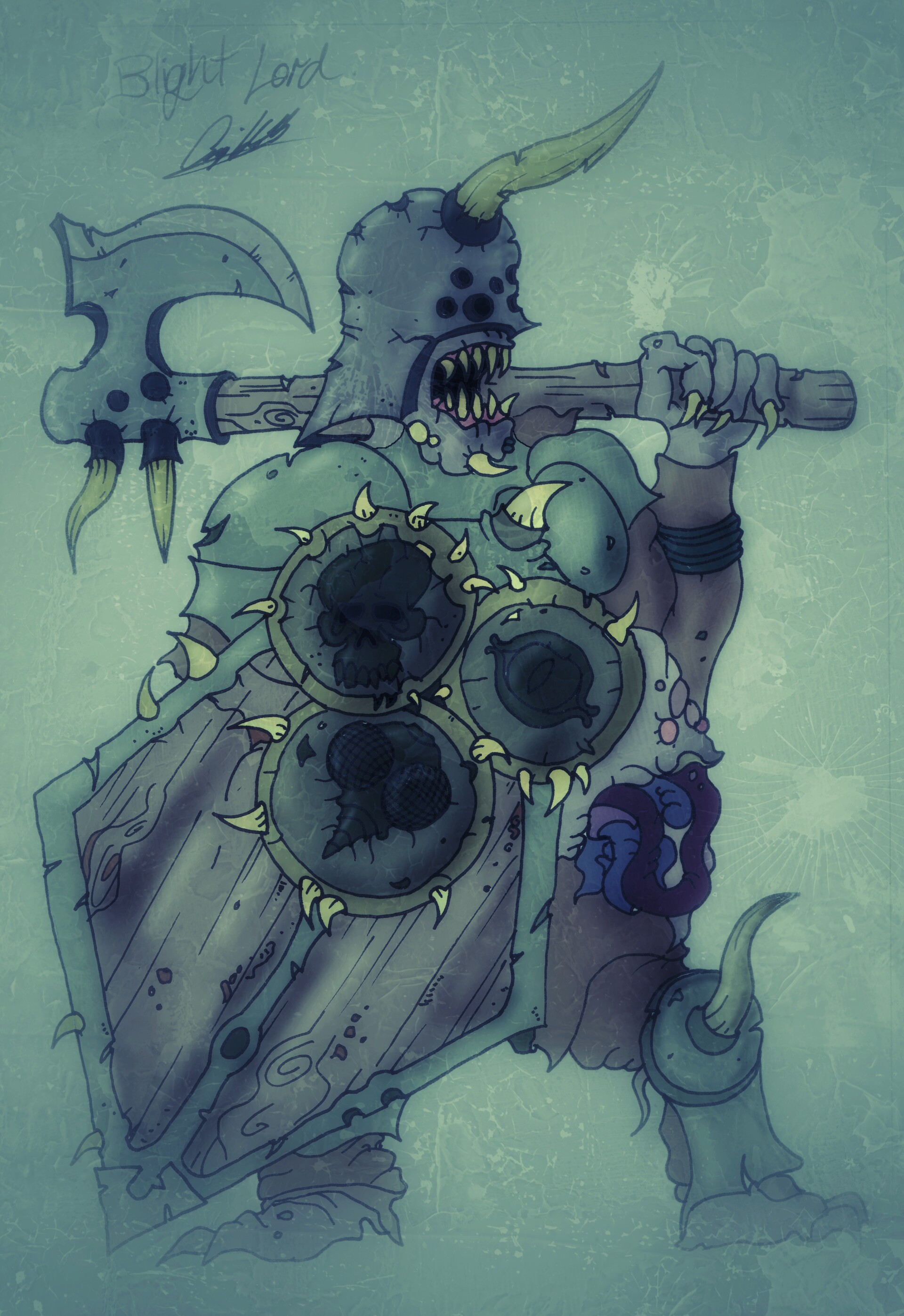 ArtStation - Nurgle Blightlord