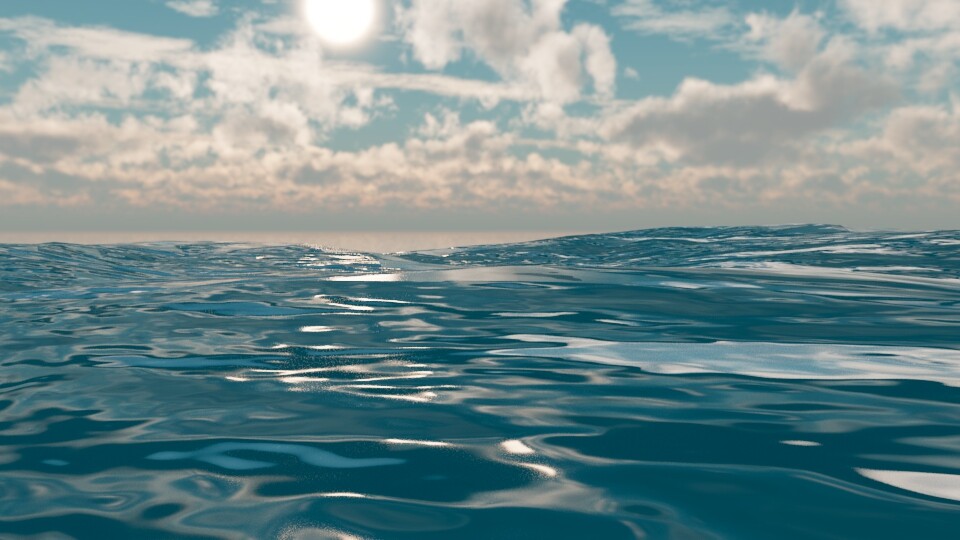 ArtStation - Ocean simulation