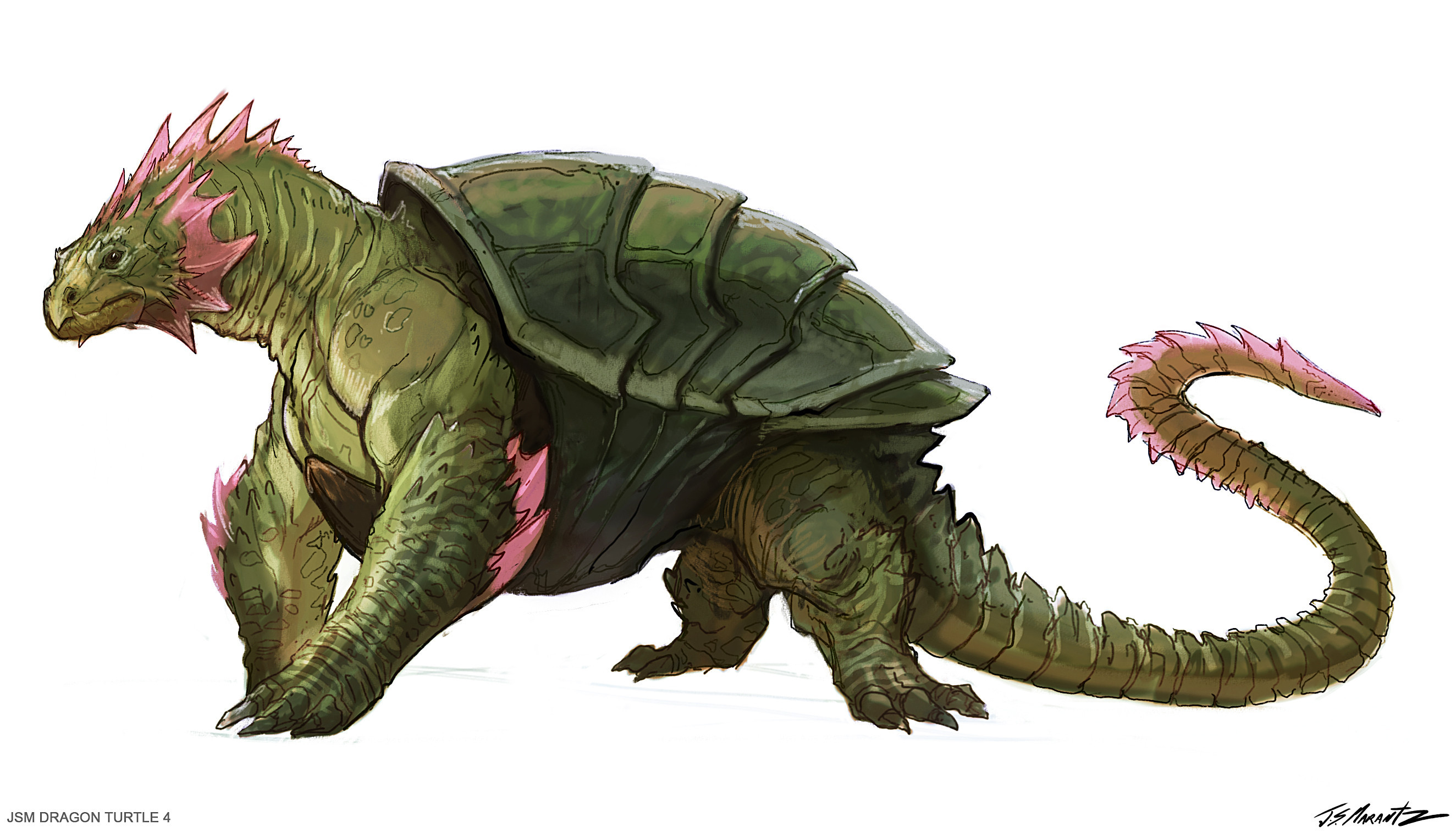 Jerad S. Marantz - Turtle Creature Sketches