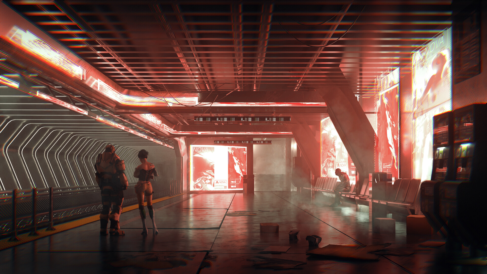 ArtStation - Metro Station
