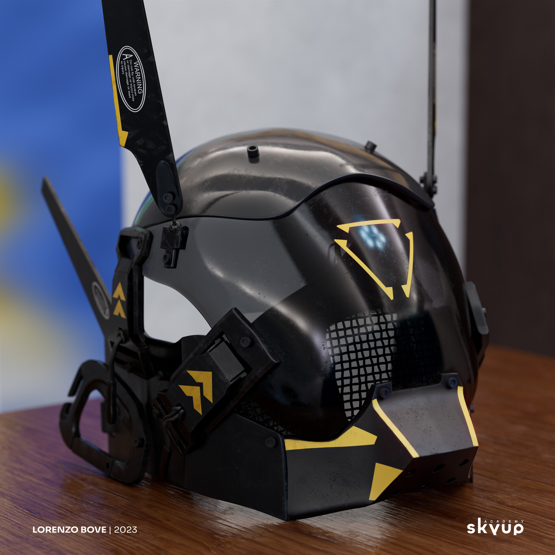 ArtStation - Cyberpunk Helmet
