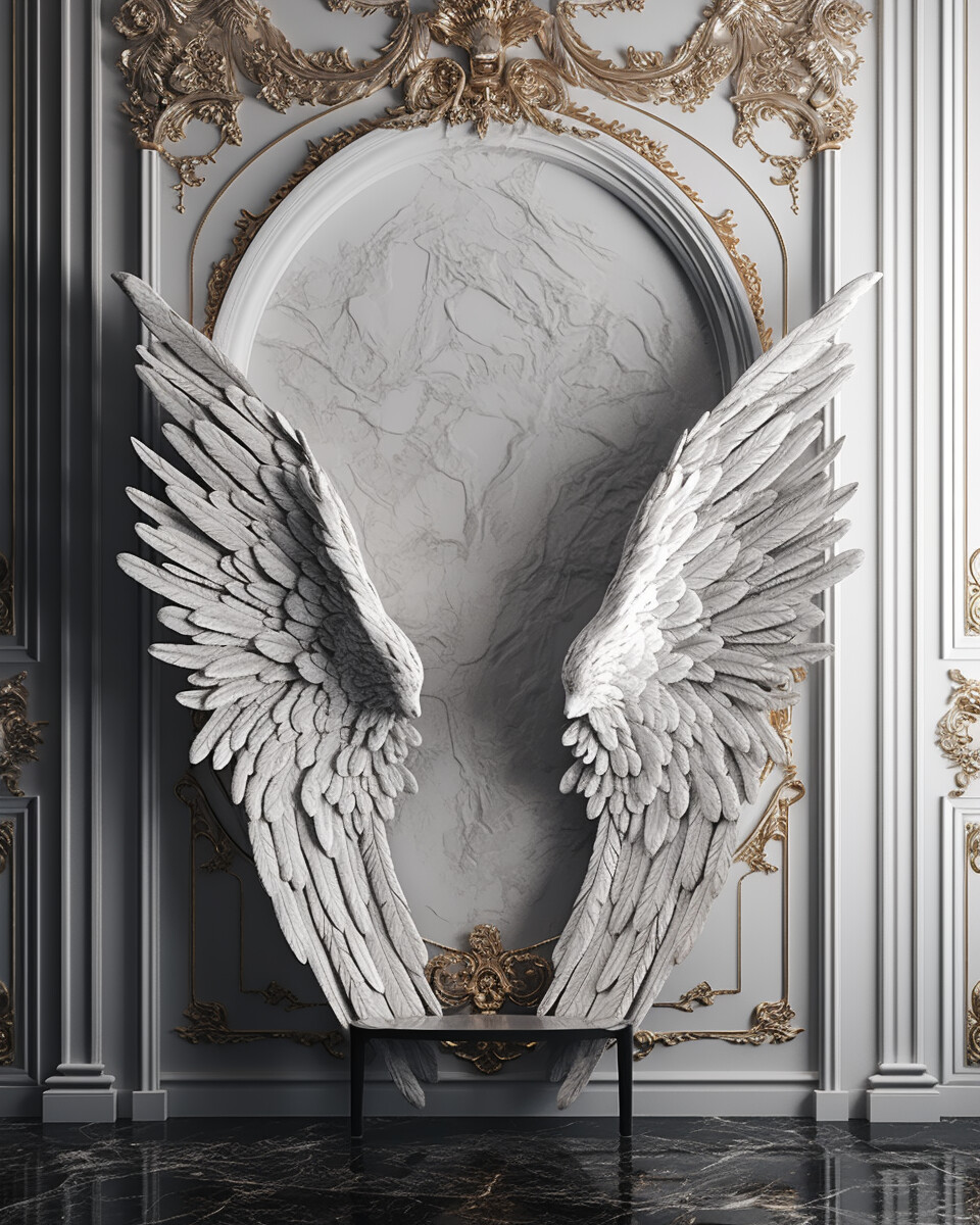 ArtStation - Angel Wings Digital Backgrounds