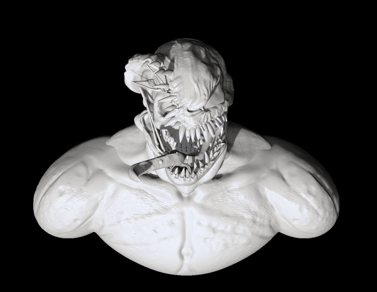 ArtStation - venom skull