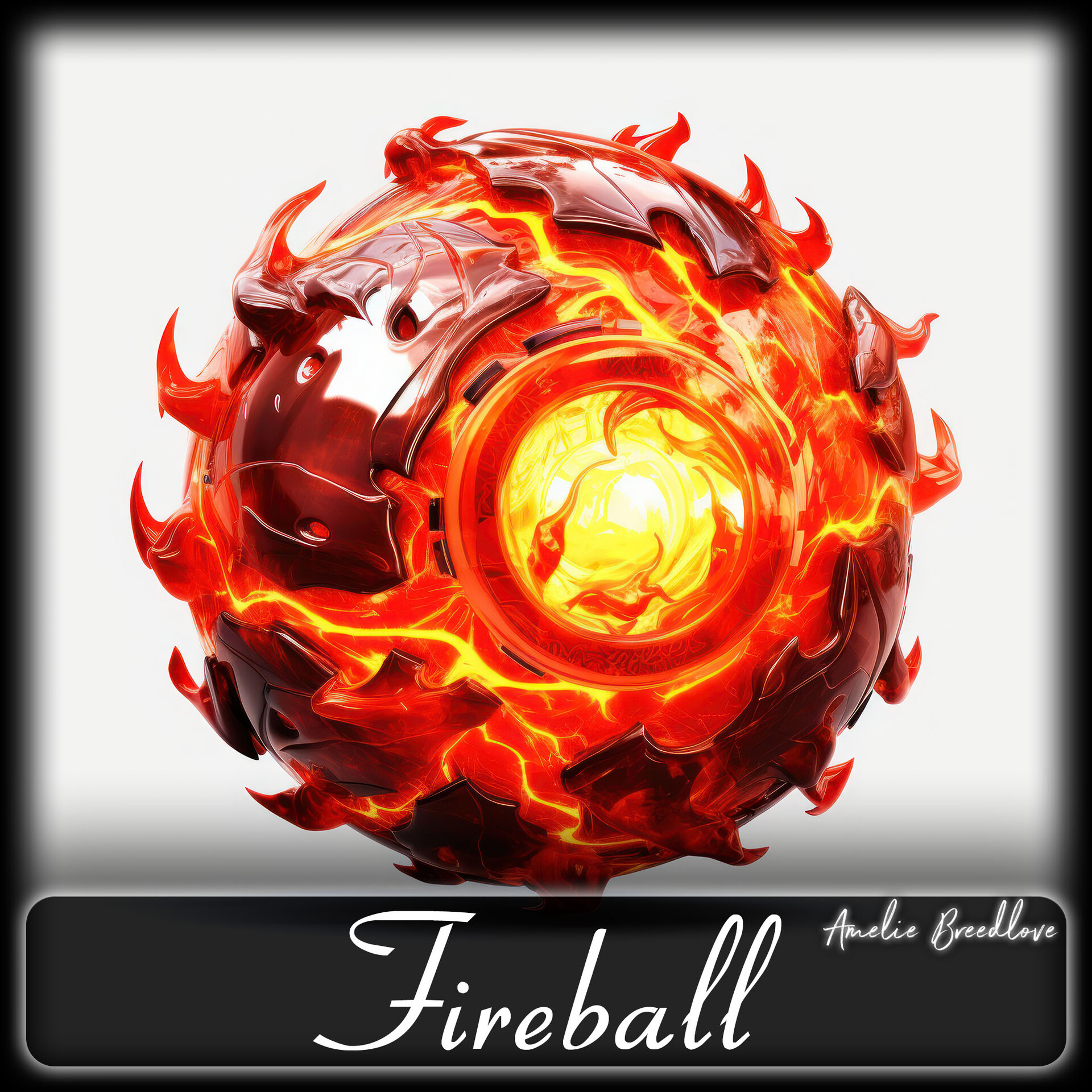 ArtStation - 100 Fireball Icon Pack | 4K | v.13