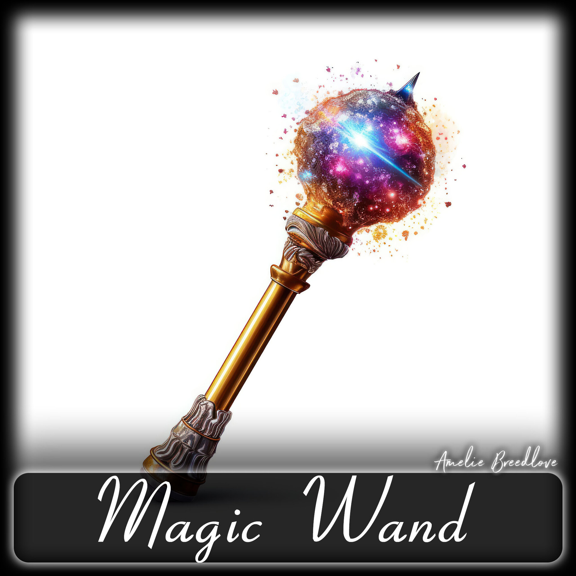 ArtStation - 100 Magic Wand Icon Pack | 4K | v.14