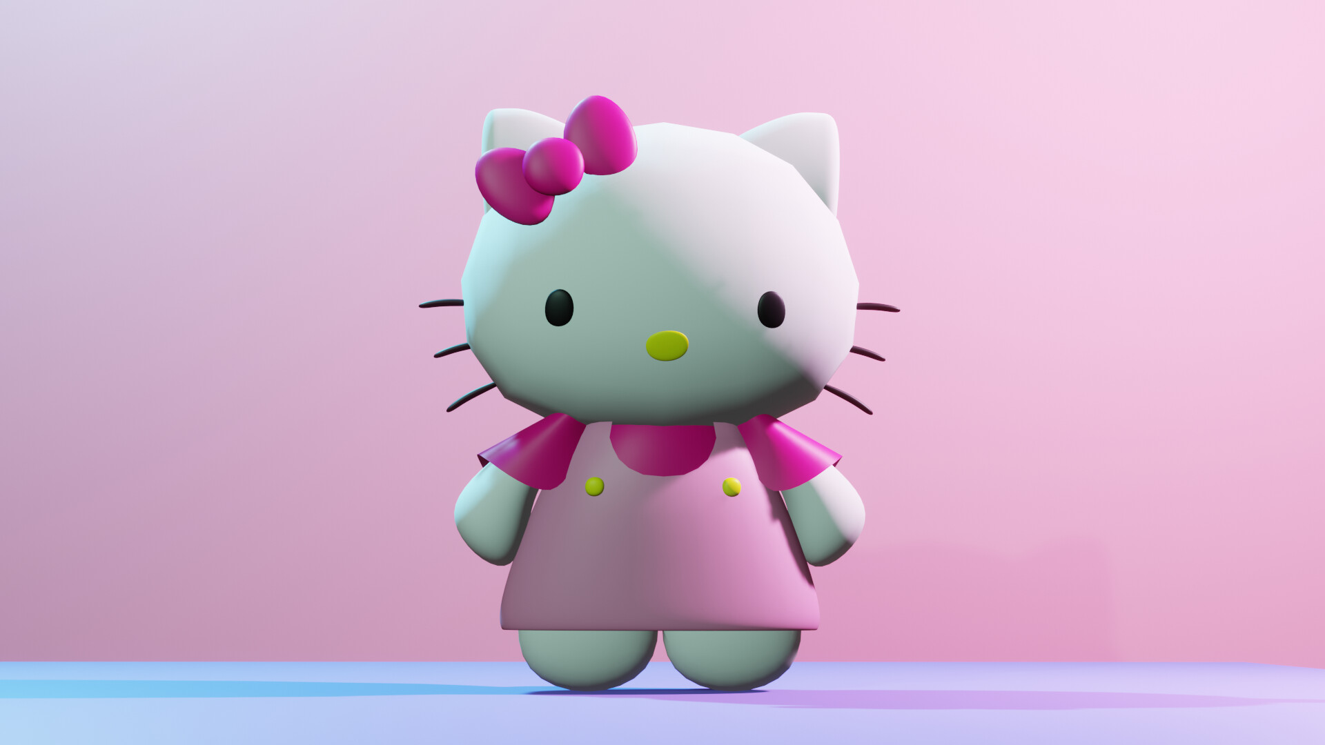 ArtStation - 3D Hello Kitty
