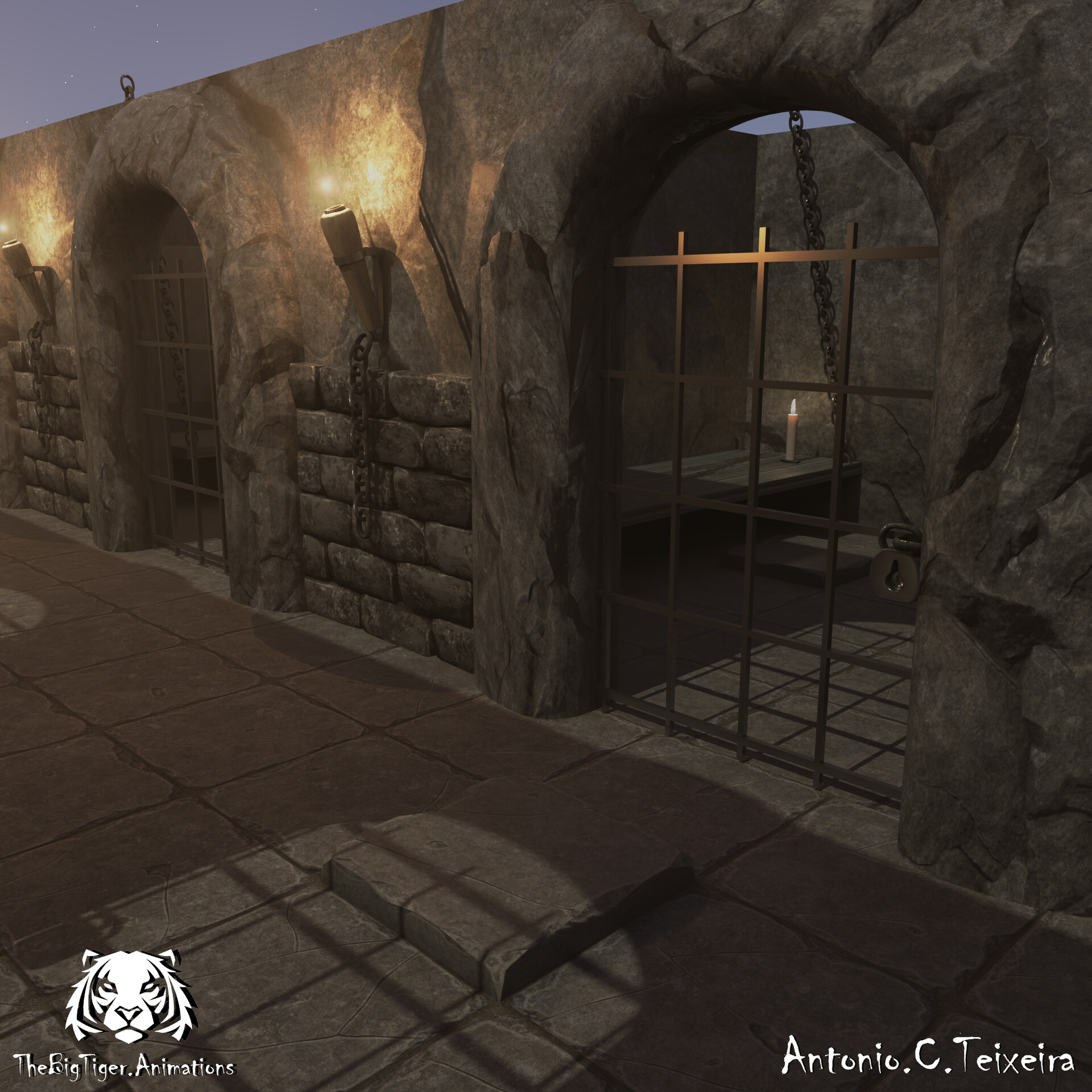 ArtStation - Dungeon Lowpoly