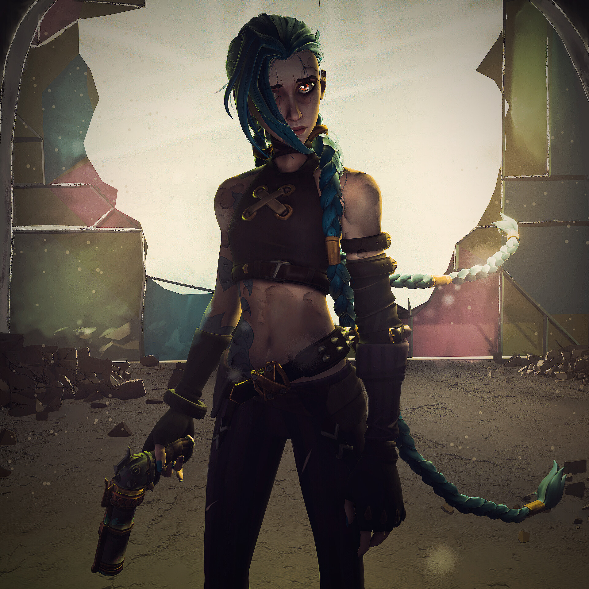 ArtStation - Rendering fanart Jinx Acrane