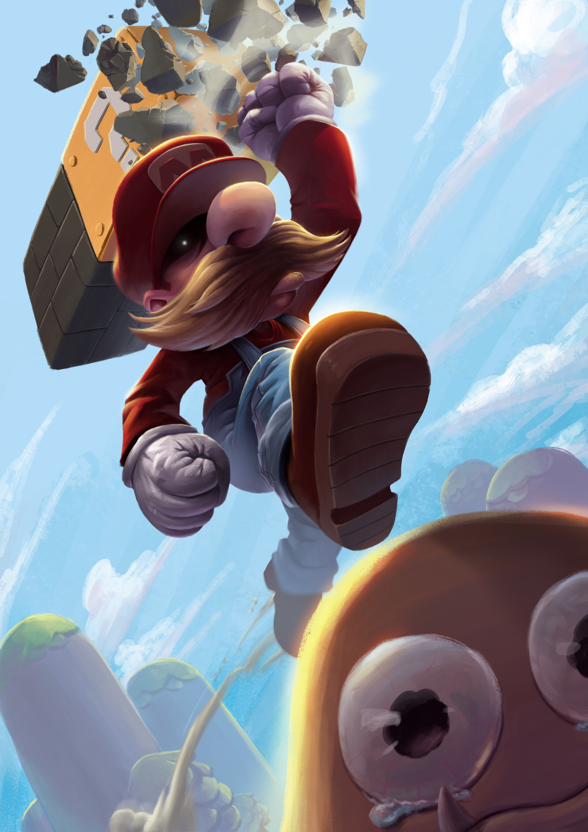 ArtStation - The last moments of a Goomba