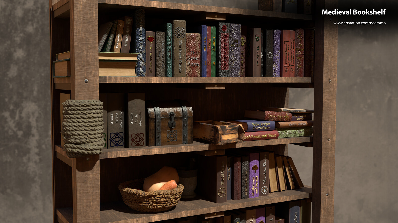 Nee - A Medieval Bookshelf