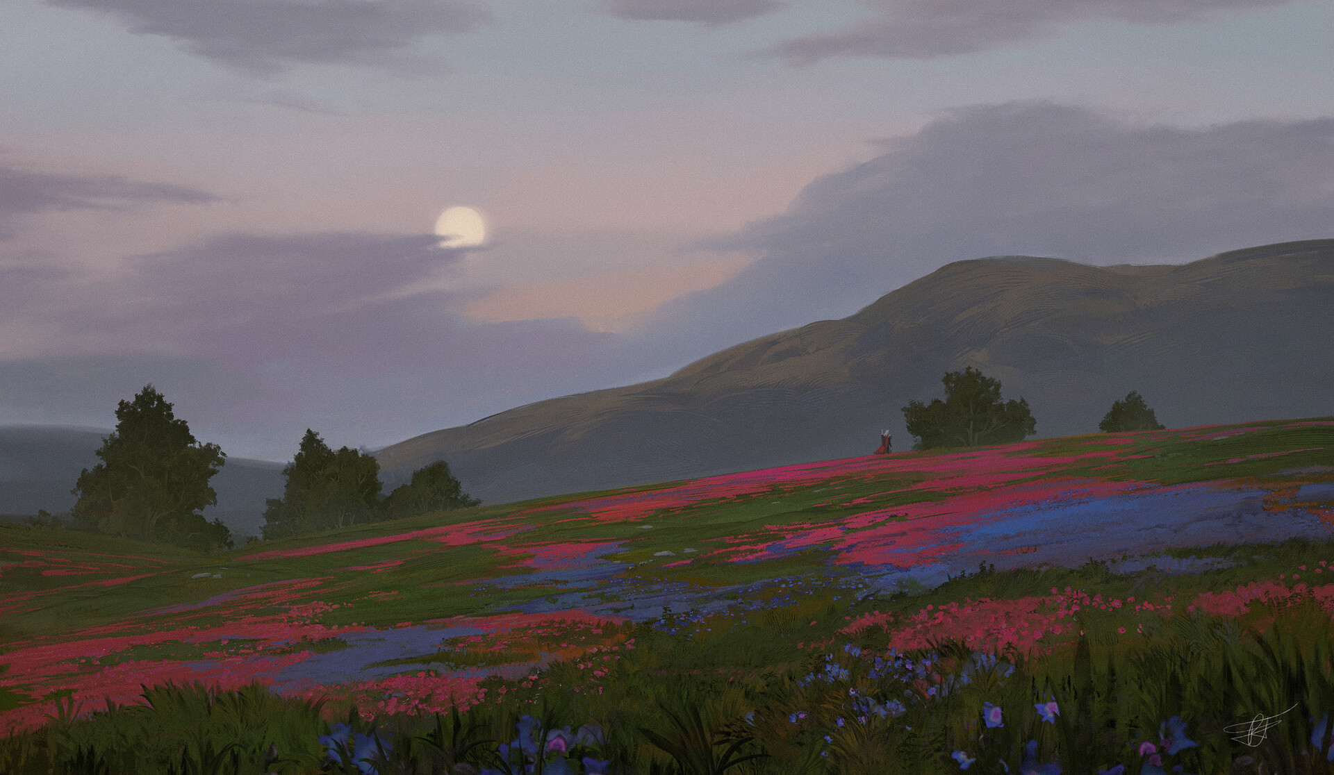 ArtStation - Flower field