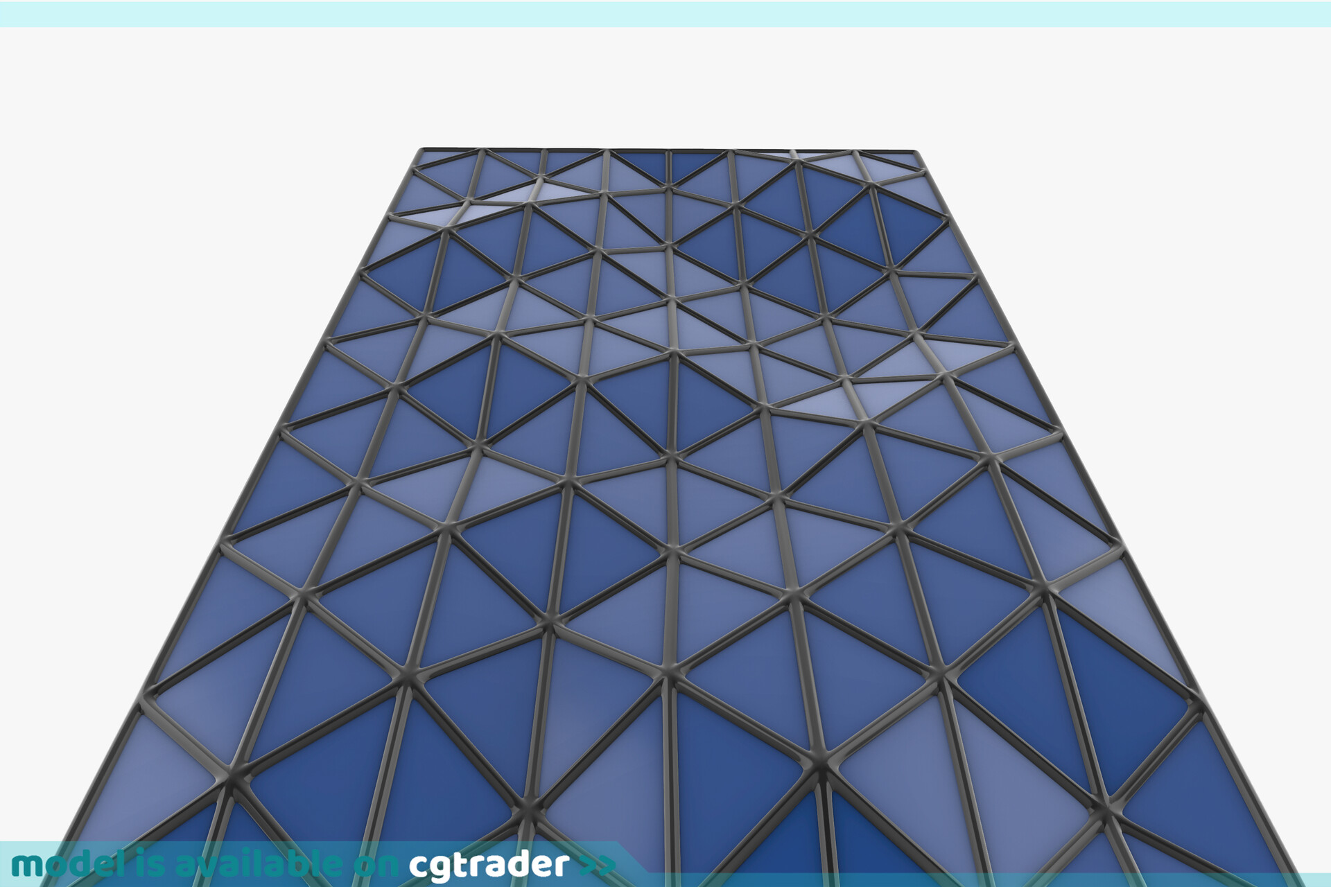 Ayman Ibrahim - Polygonal Tower Crinkled Facade (3D model)