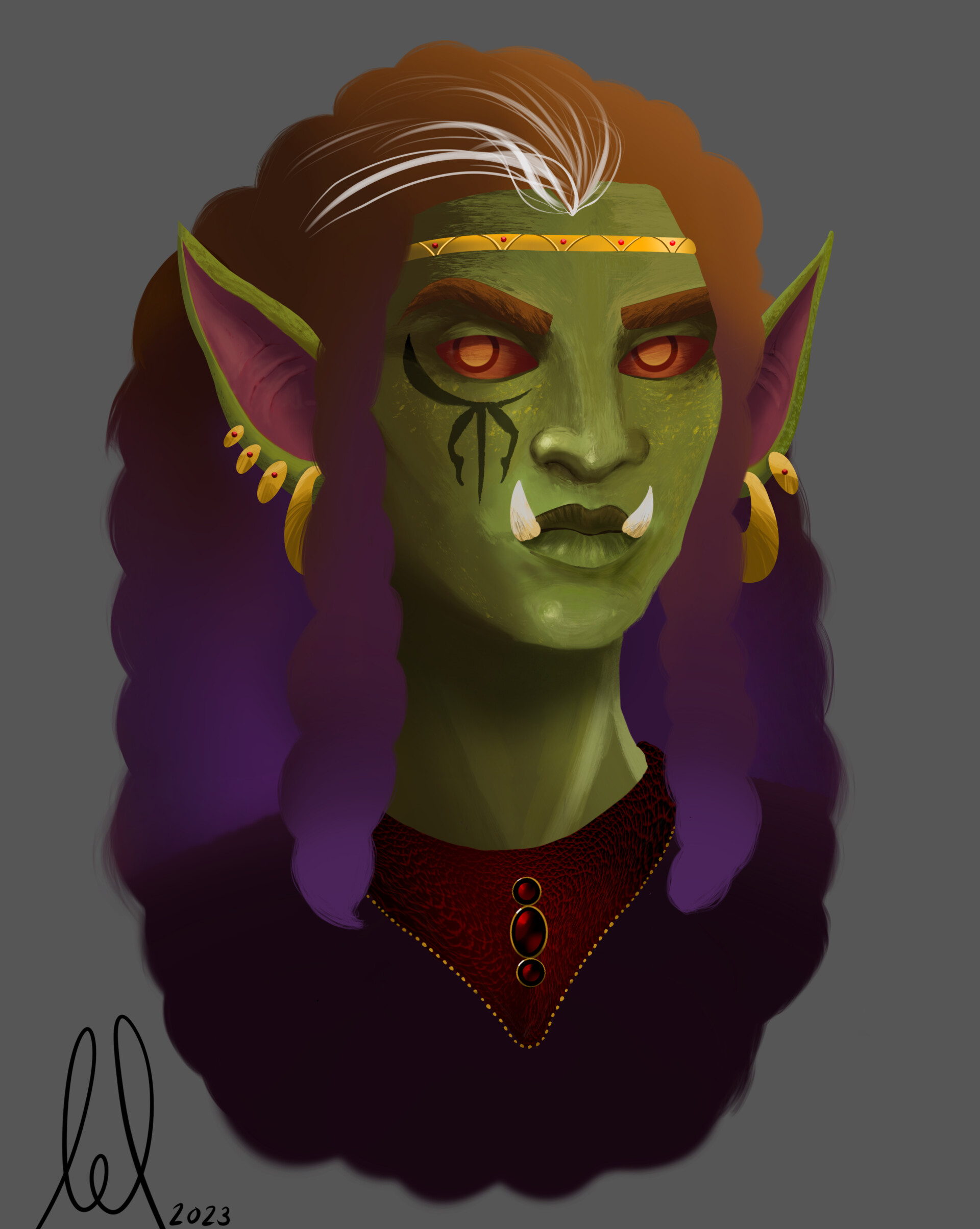 ArtStation - Dhragger the Half-Orc 2023