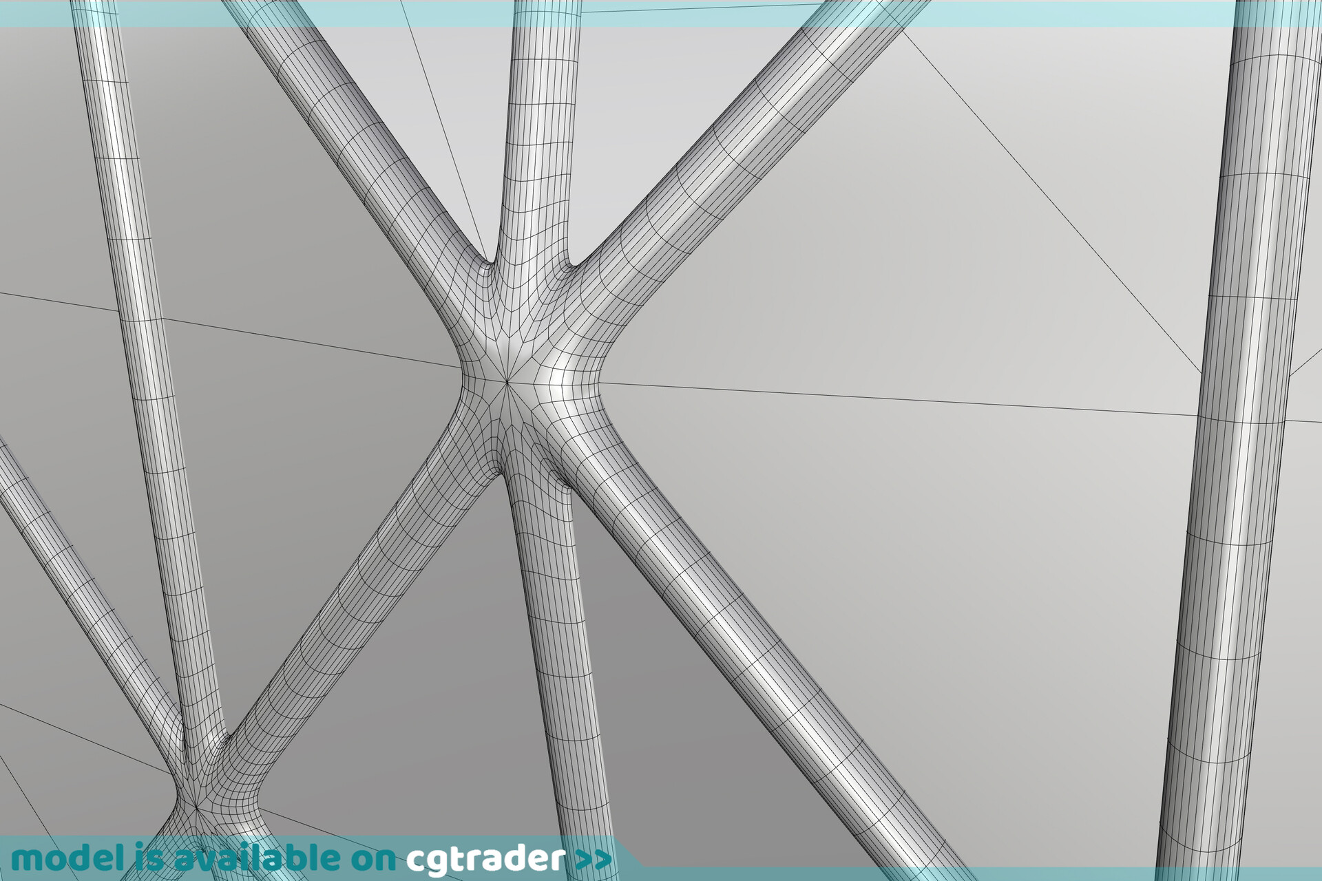 Ayman Ibrahim - Polygonal Tower Crinkled Facade (3D model)